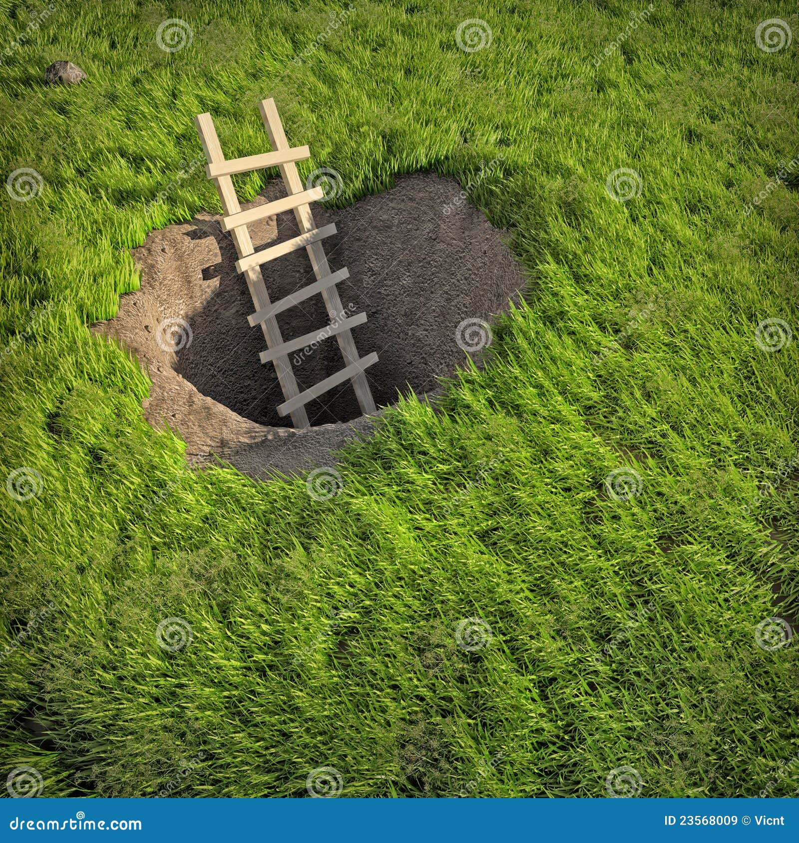 Ground hole stock illustration. Illustration of freedom - 23568009