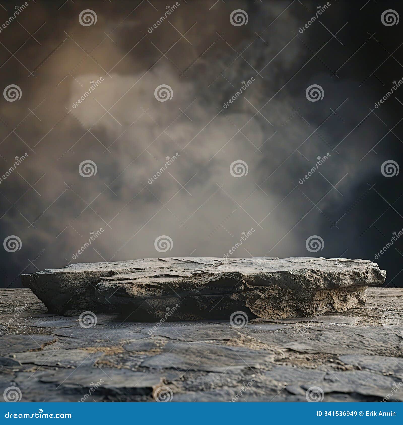 Ground Level Angle View of Dramatic, Abstract Background Featuring a ...