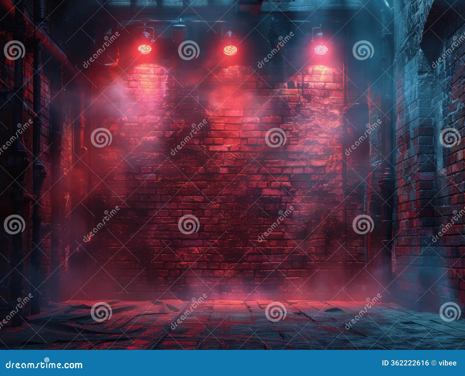 Ground Lighting Setup Creates Atmospheric Effect in Urban Environment ...