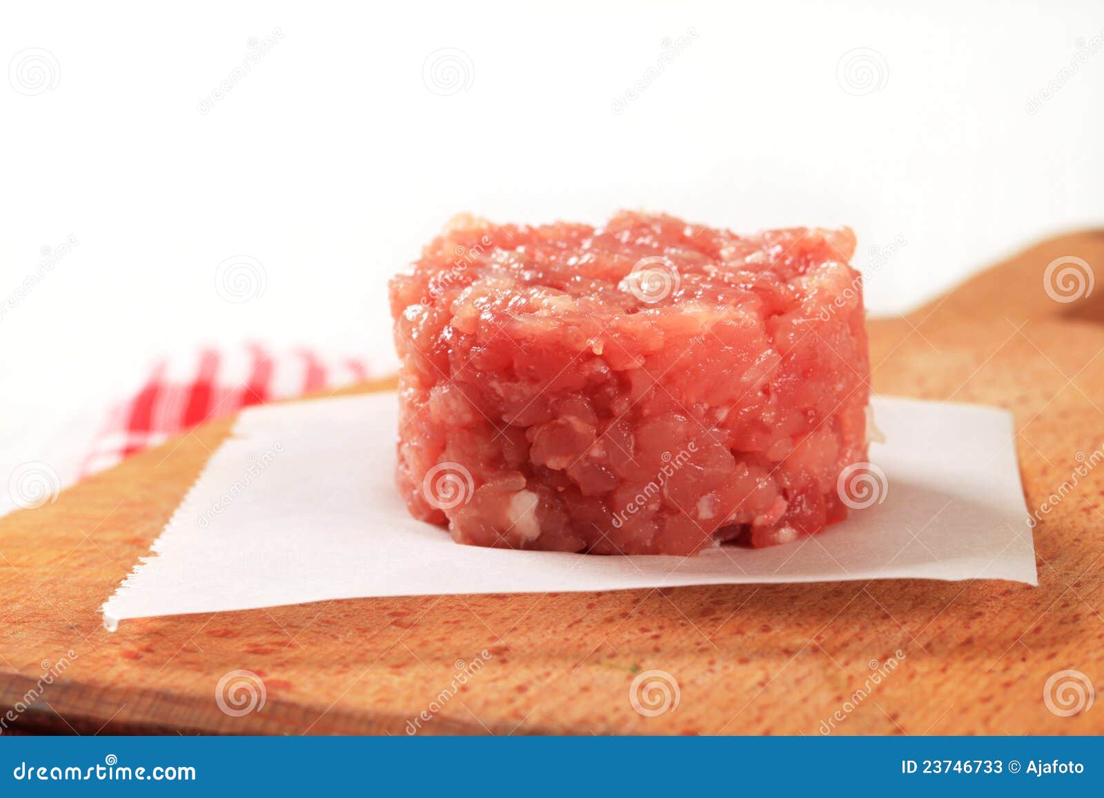 Ground meat stock image. Image of ground, cutting, board - 23746733