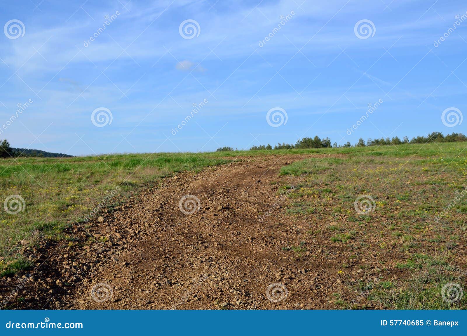 Ground path stock image. Image of scene, field, land - 57740685