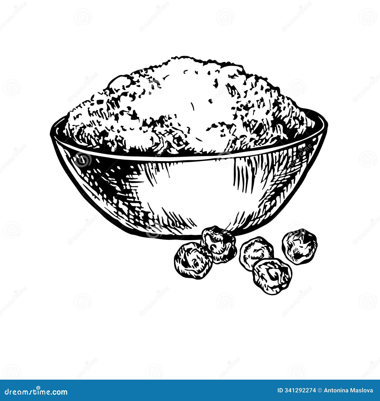 Ground Pepper. Vector Graphics with the Image of Fragrant Spices ...