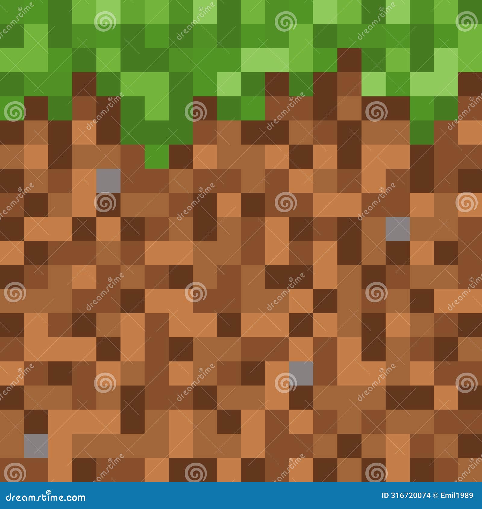 Ground Pixel Pattern Background 8 Bit. Vector Stock Illustration ...