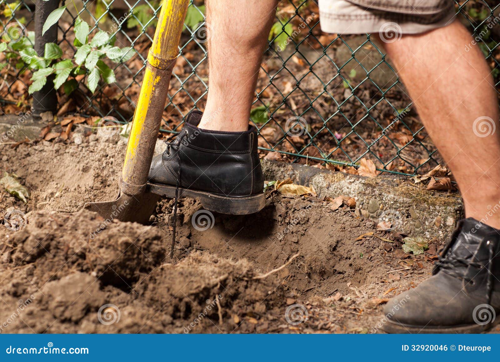 Ground preparation stock photo. Image of arable, garden - 32920046