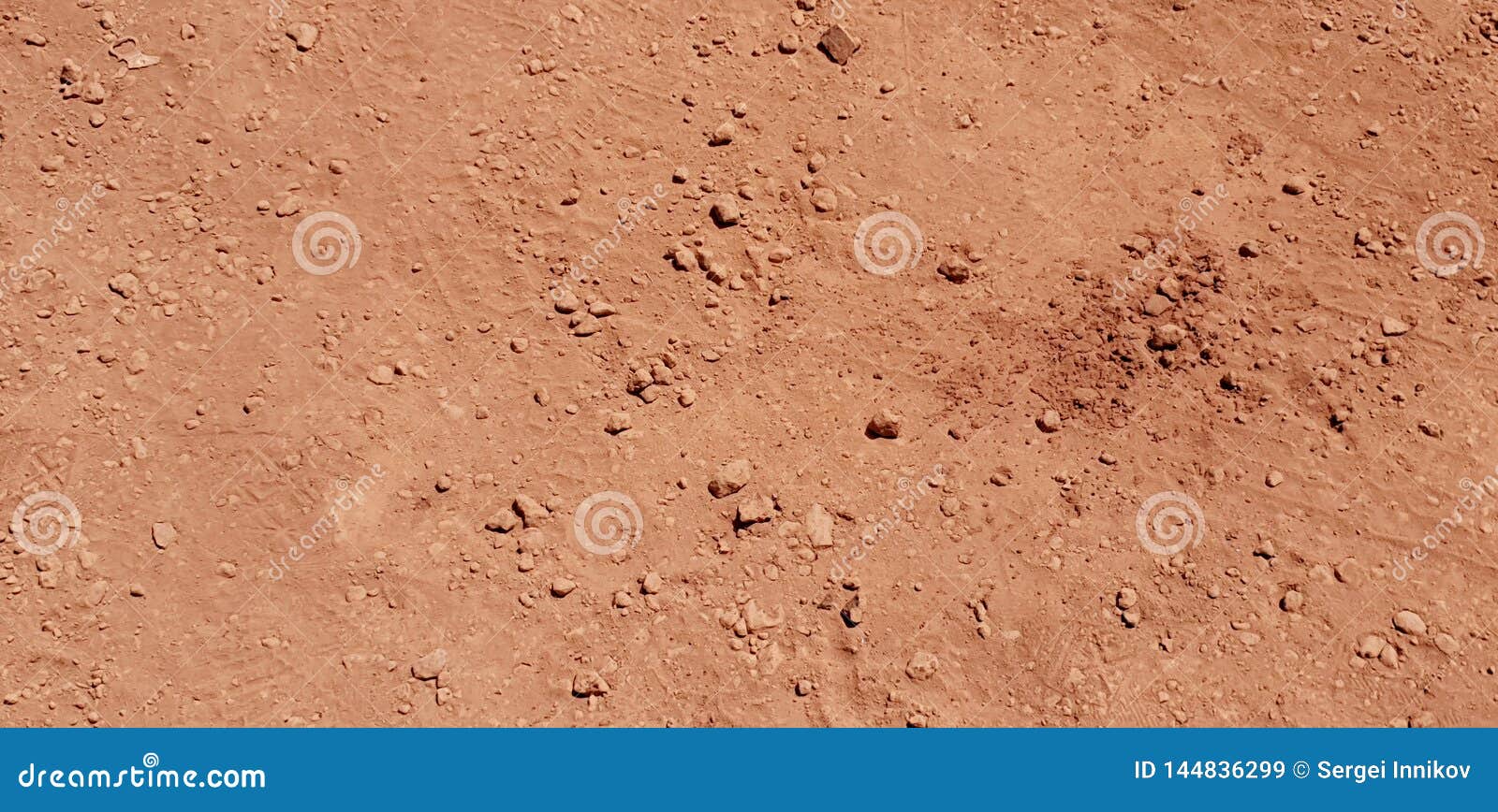 The Ground is Red. for the Background Stock Image - Image of soil ...
