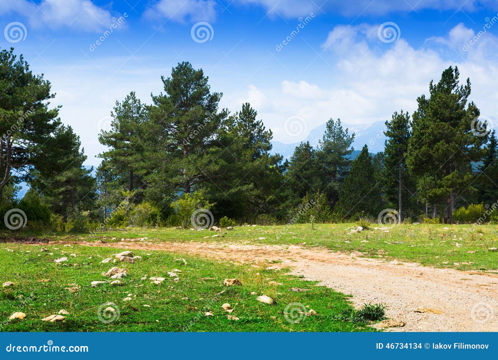 Ground road in mountain stock photo. Image of mountain - 46734134