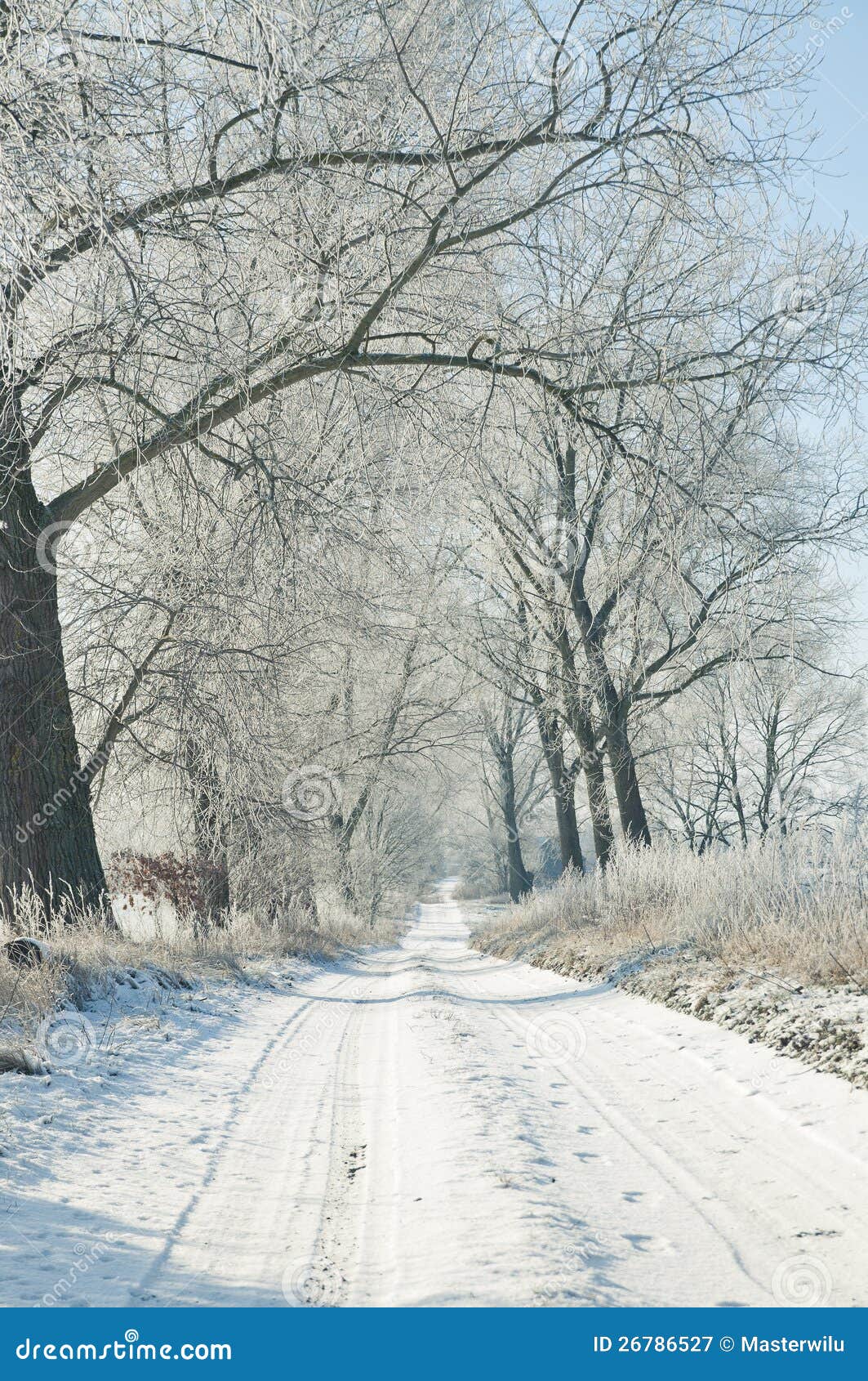 Ground road in winter stock image. Image of pavement - 26786527