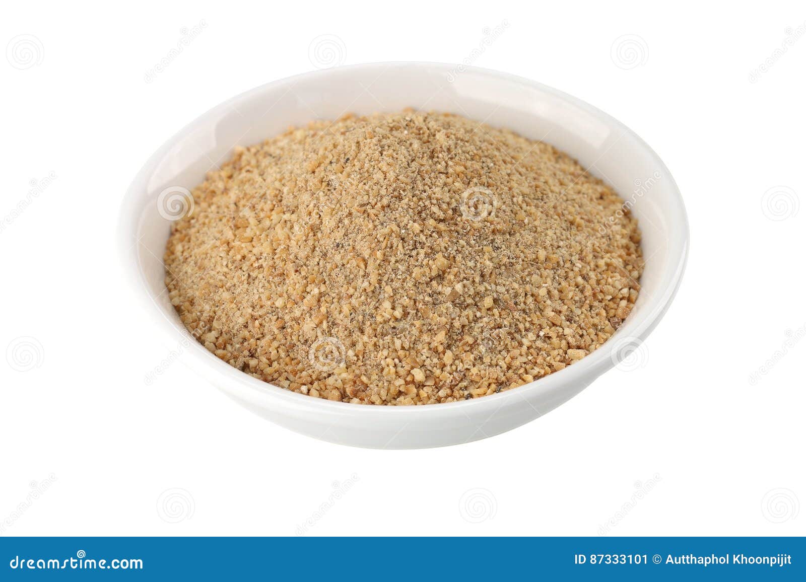 Ground roasted rice stock image. Image of white, brown - 87333101