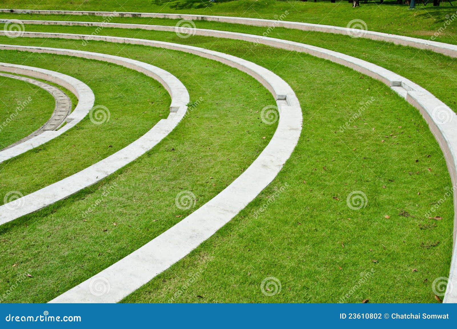Ground for a Seat on the Grass. Stock Photo - Image of home ...