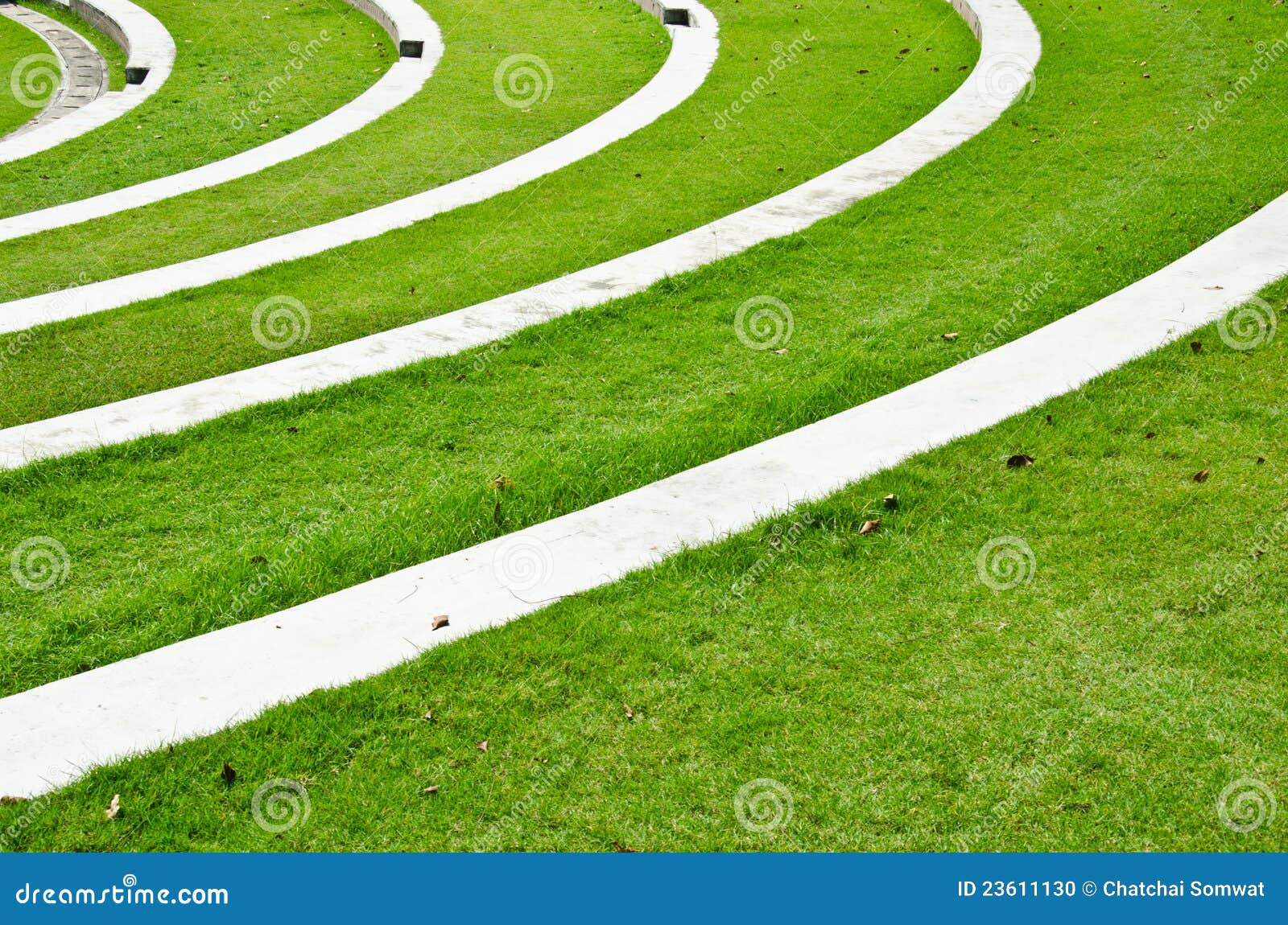 Ground for a Seat on the Grass. Stock Photo - Image of grass, interior ...