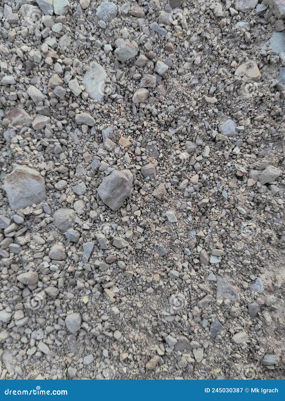 Ground with Small Rocks stock image. Image of boulder - 245030387