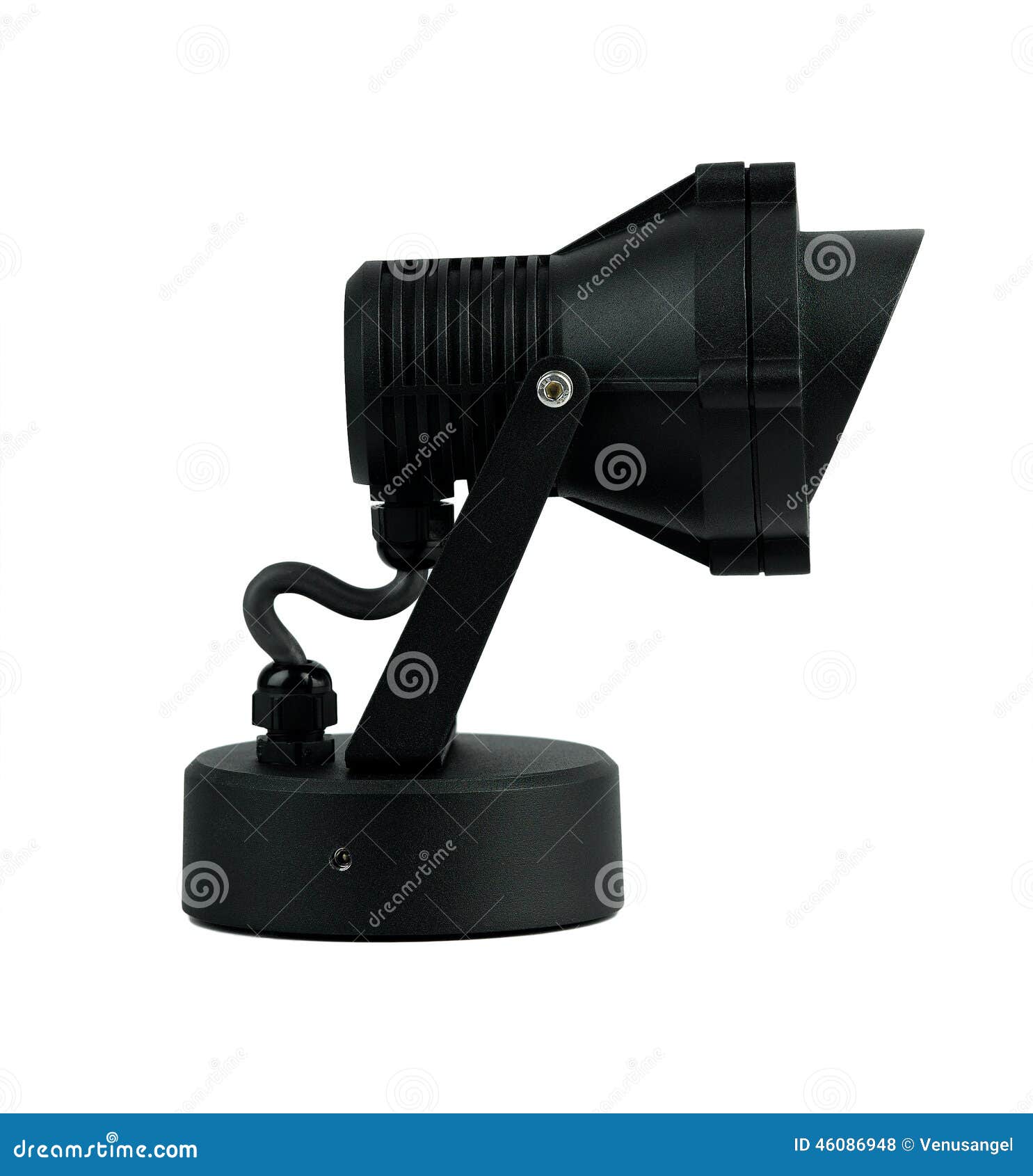 Ground spotlight stock photo. Image of energy, aluminum - 46086948