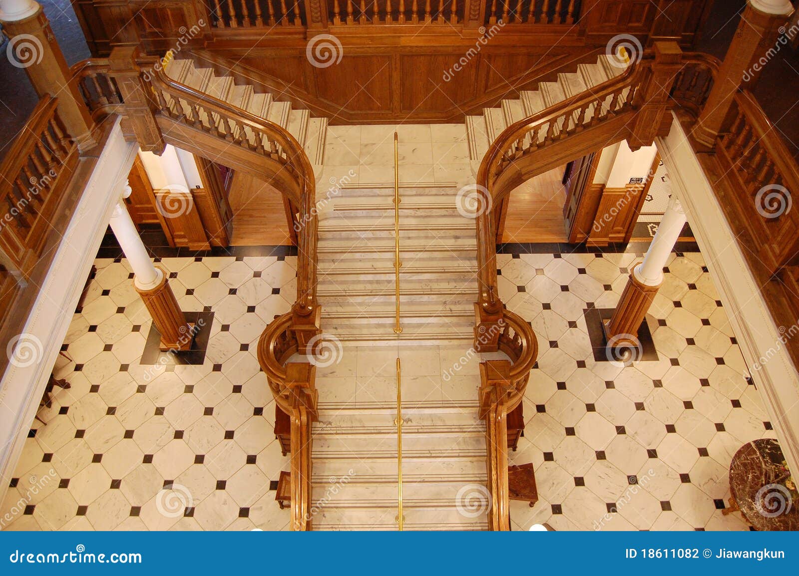 Ground Staircase in Boldt Castle Editorial Photography - Image of fall ...