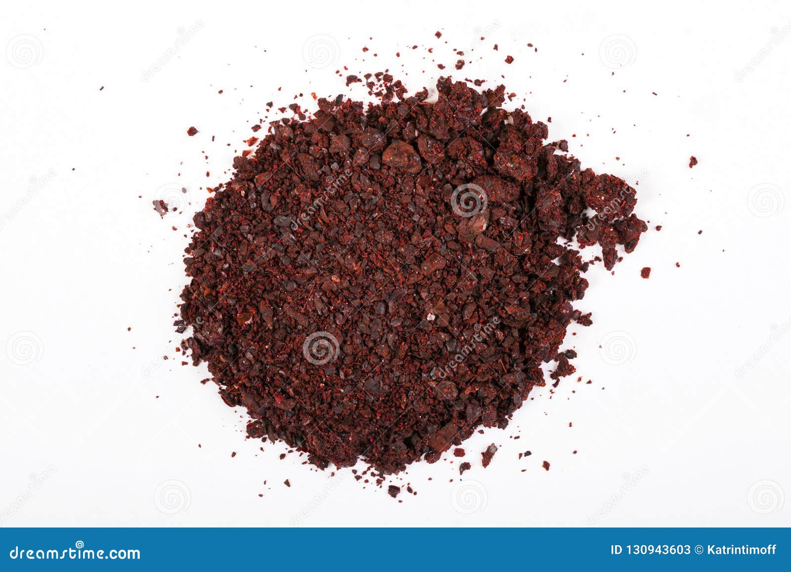 Ground sumac spice. stock image. Image of aroma, culinary - 130943603