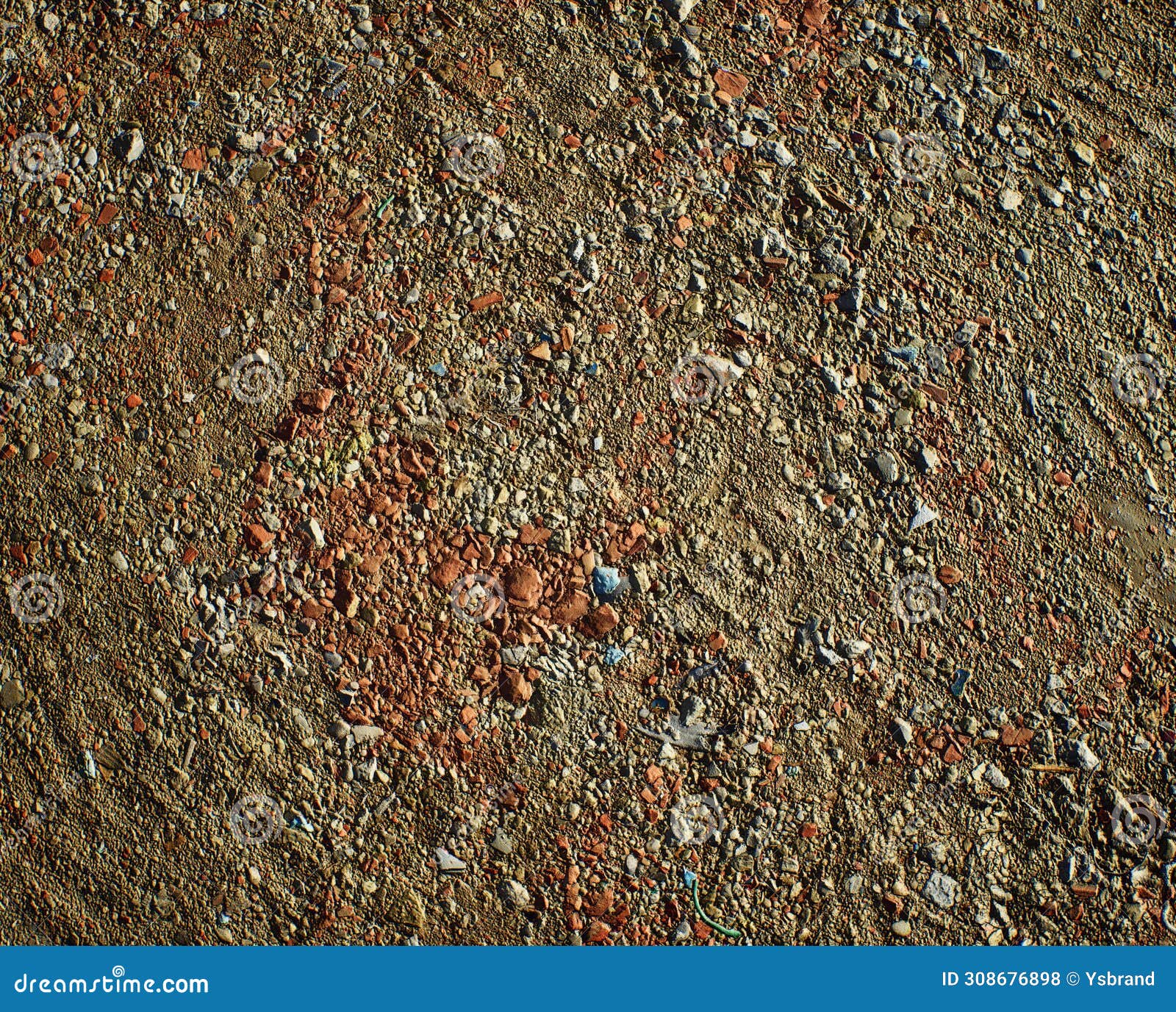 Ground Surface with Construction Rubble. Stock Photo - Image of ground ...