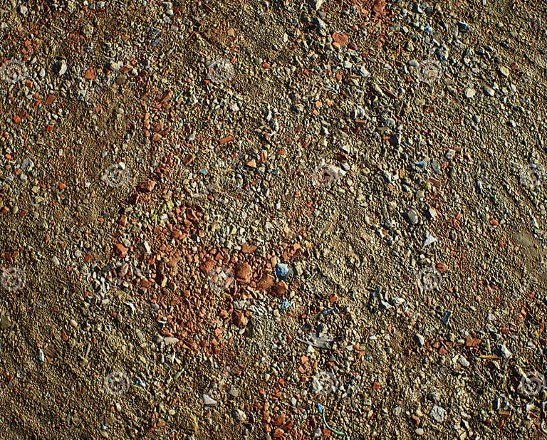 Ground Surface with Construction Rubble. Stock Photo - Image of ground ...