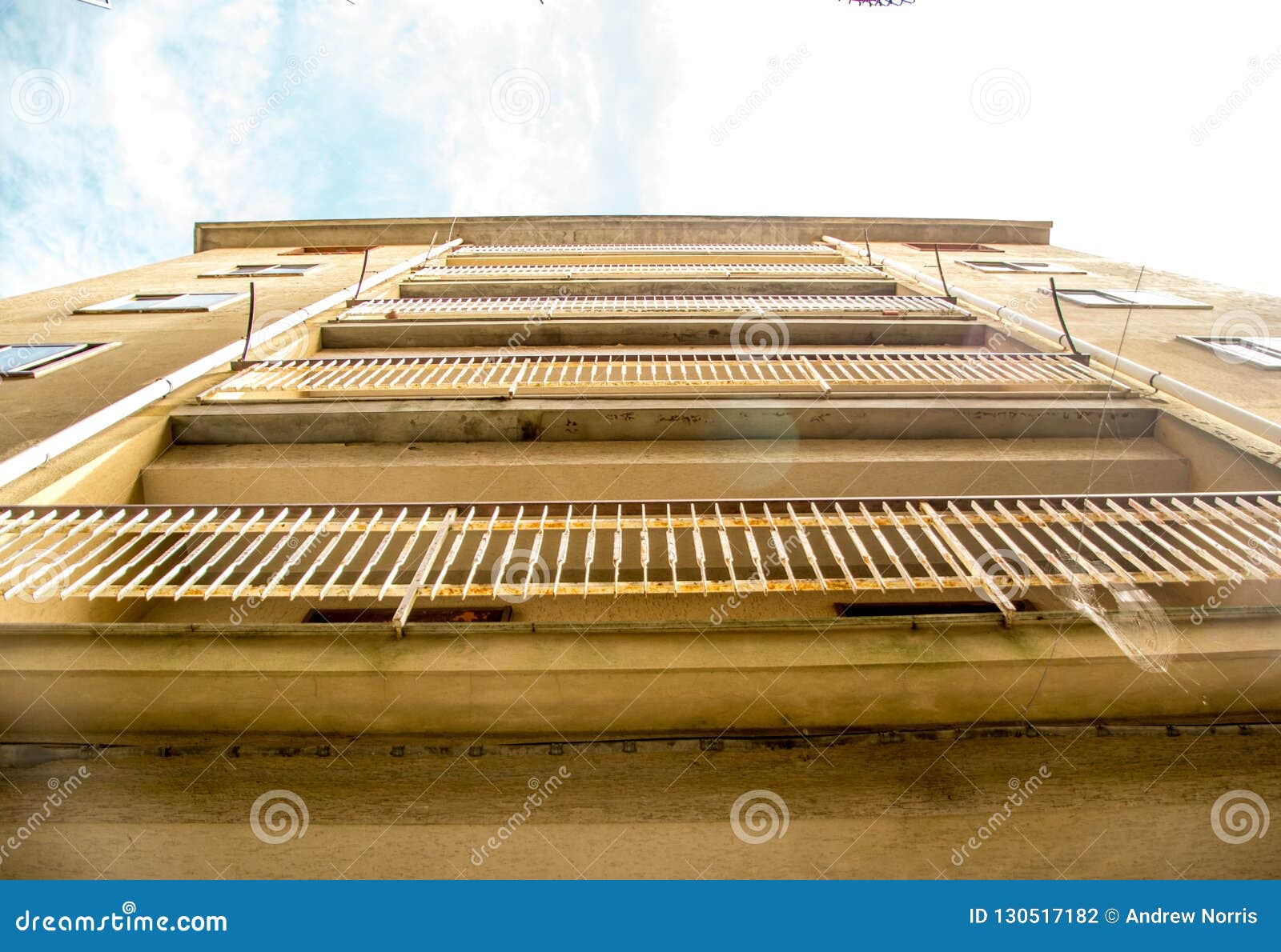 Ground Upwards stock photo. Image of perspective, houses - 130517182