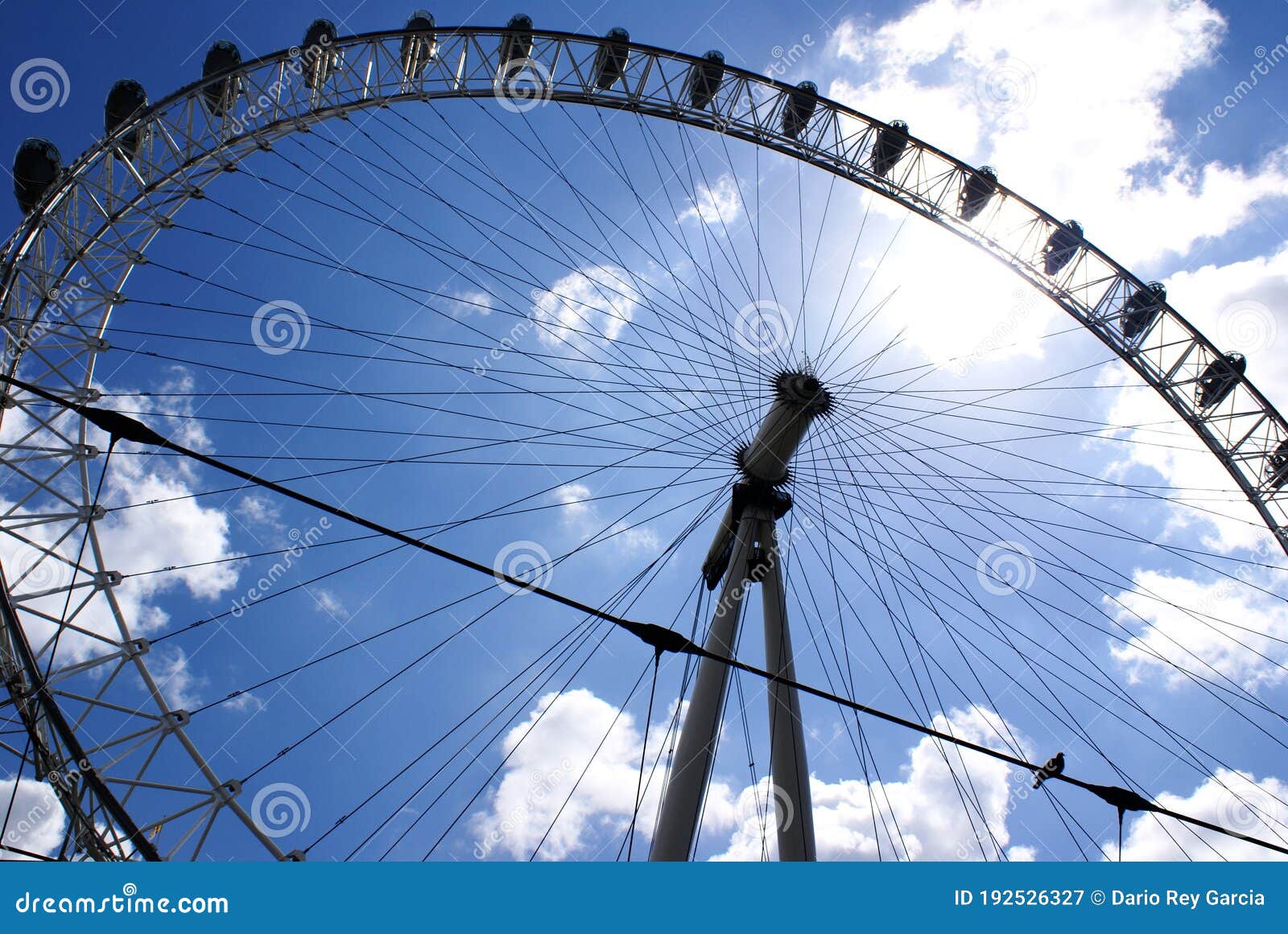 Ground View of the London Eye Editorial Photography - Image of ...