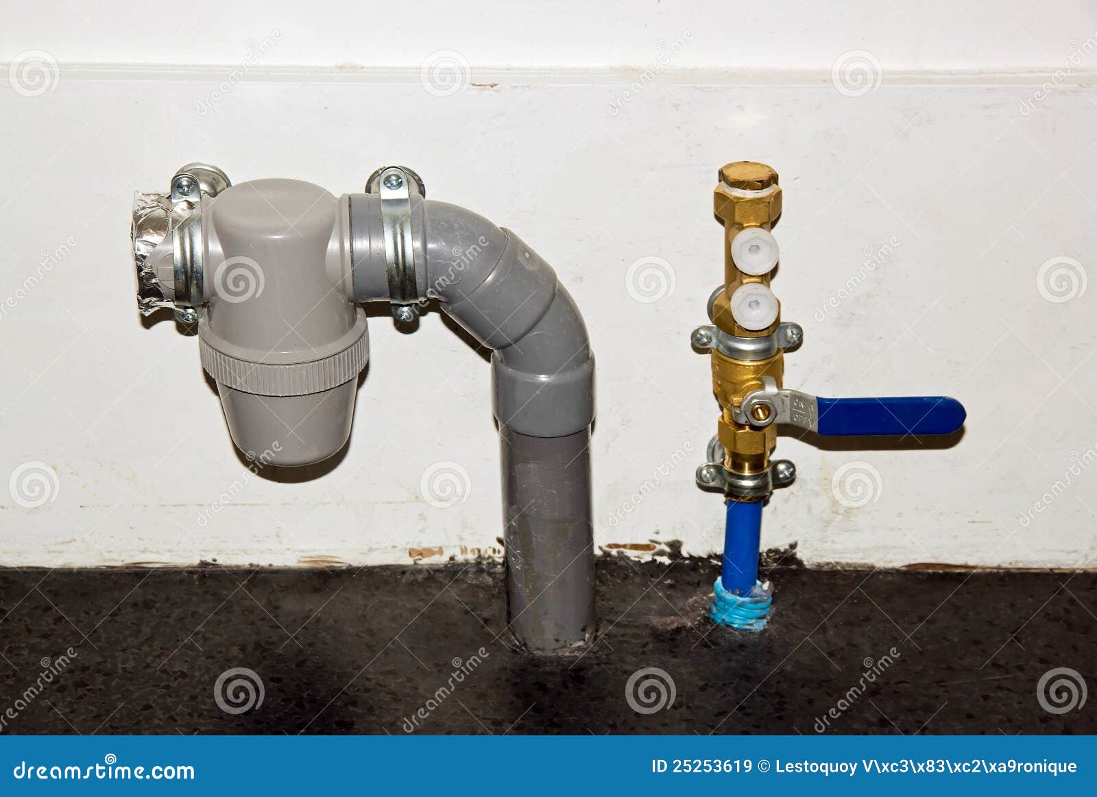 Ground Water Seeping Through A Large Rock Formation Stock Image ...