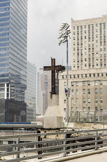 Ground Zero Cross, Memorial Made Out of the World Trade Center I Beams ...