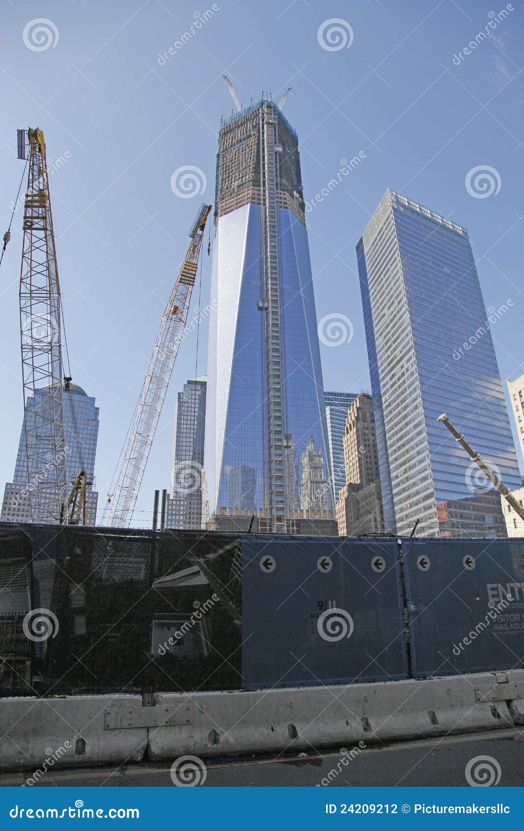 Ground Zero Freedom Tower editorial photography. Image of center - 24209212
