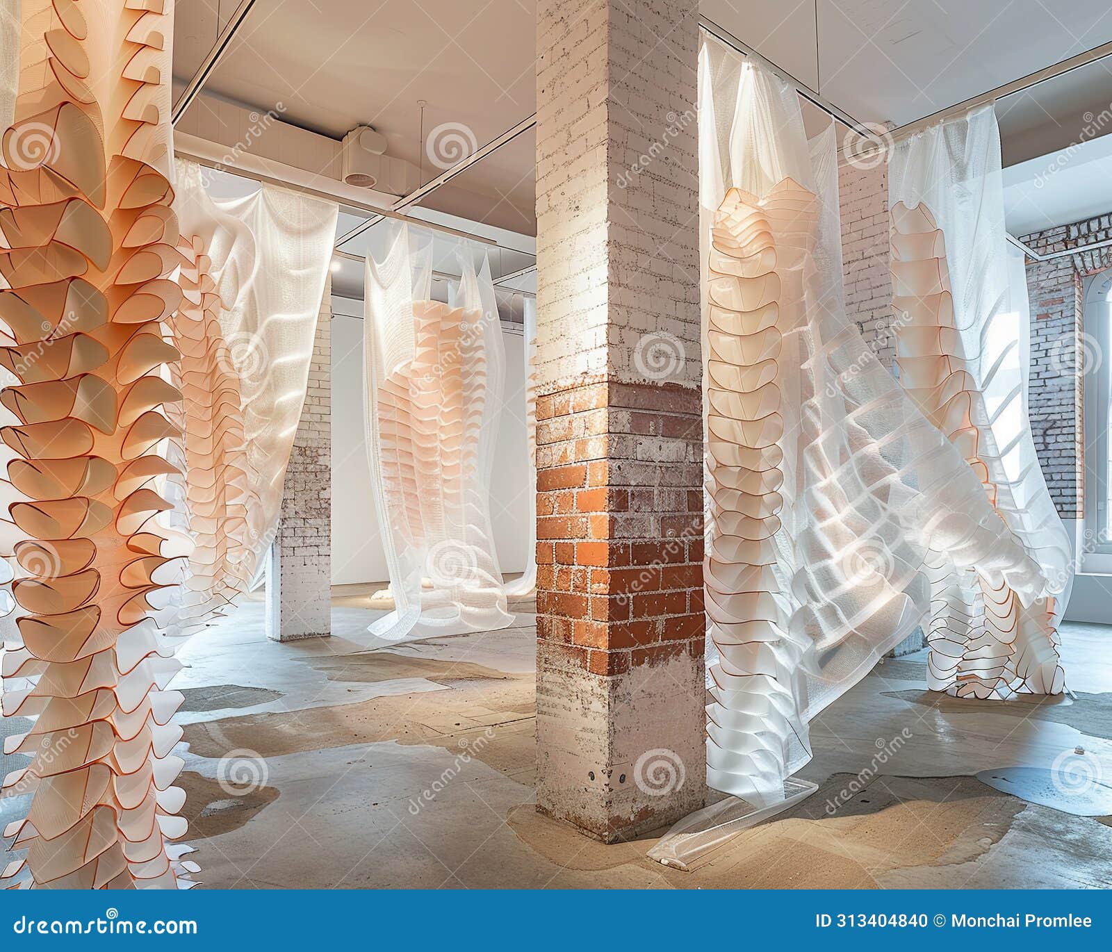 A Groundbreaking Art Installation Featuring Brick Sculptures, Plastic ...