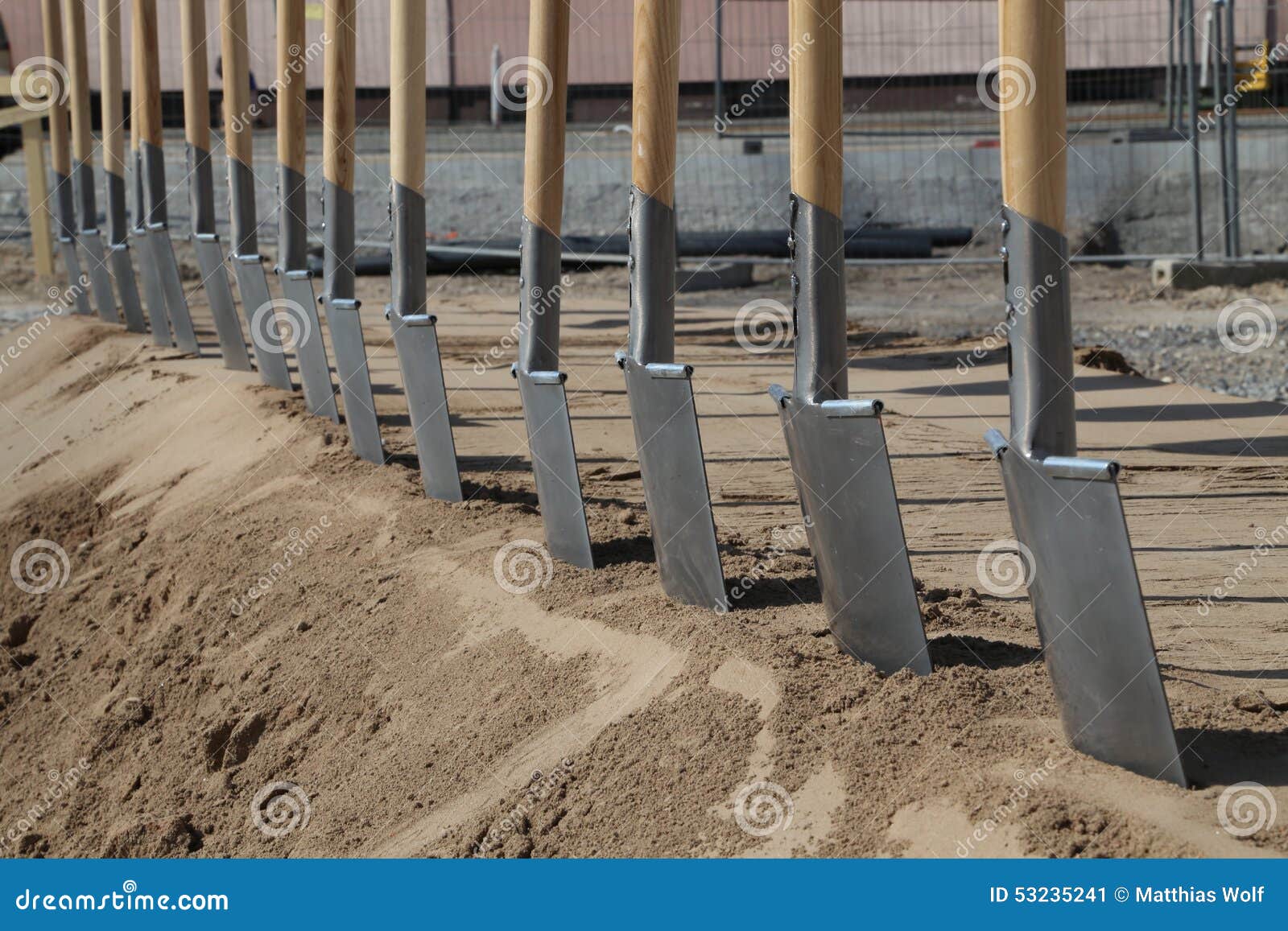 Groundbreaking ceremony stock image. Image of officially - 53235241