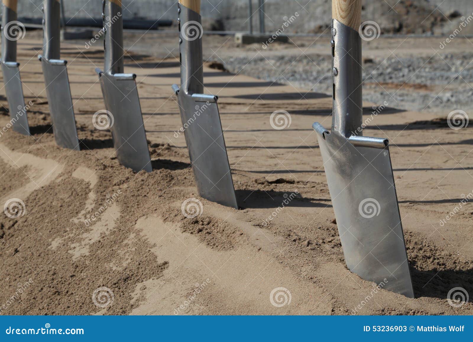 Groundbreaking ceremony stock image. Image of client - 53236903