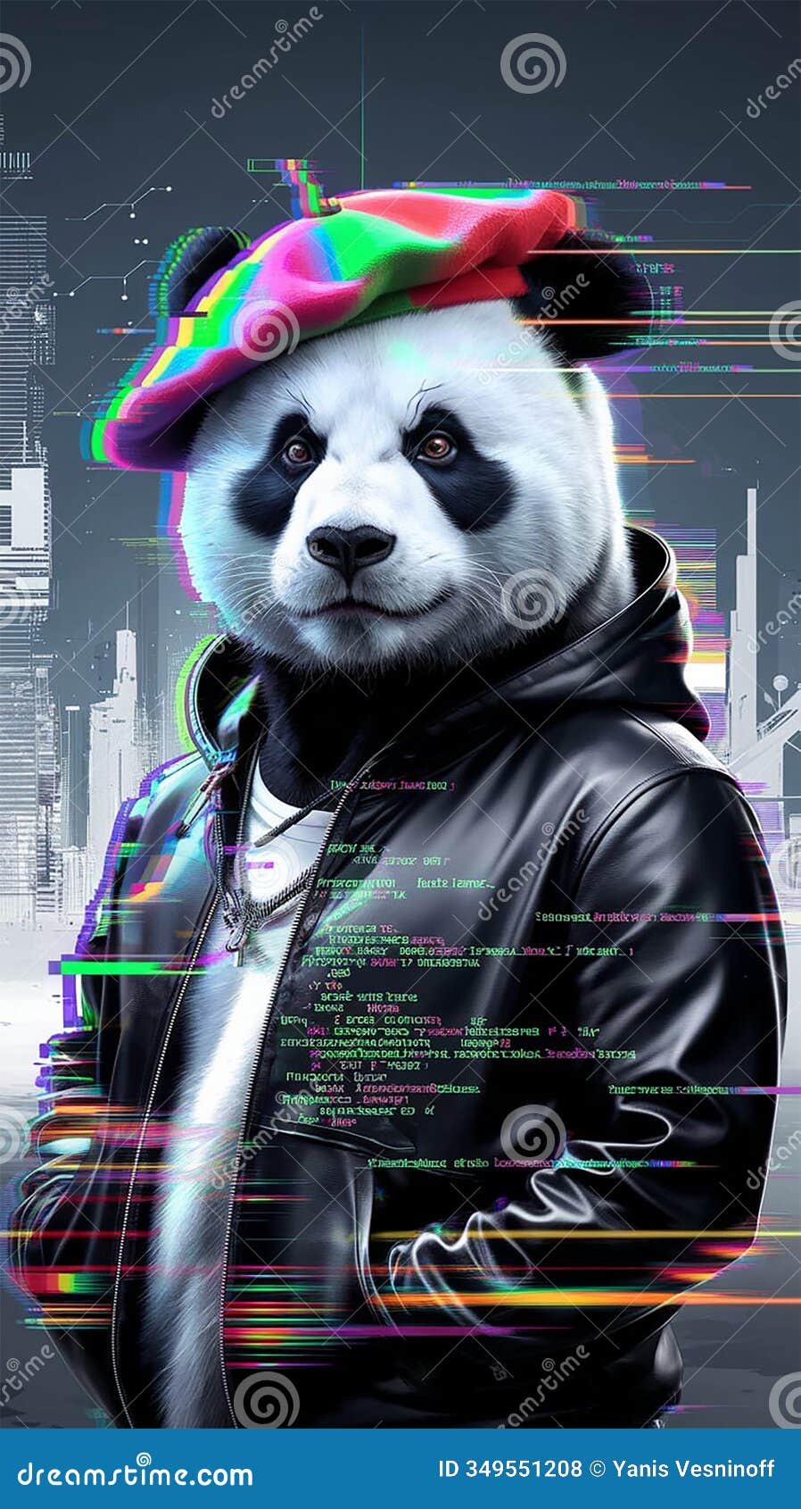 A Groundbreaking Glitchcore Digital Art Piece Featuring a Supercool ...