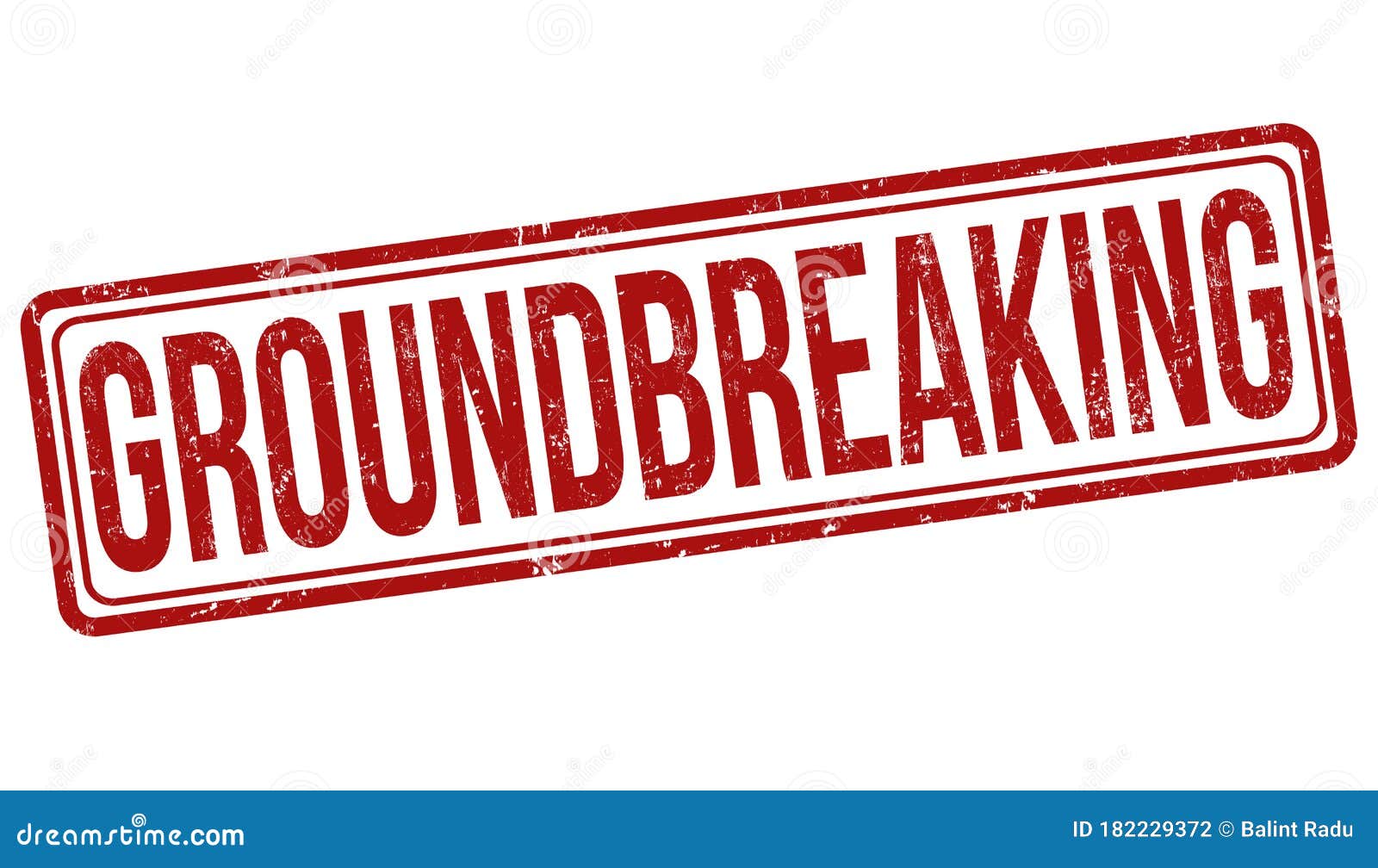 Groundbreaking Sign or Stamp Stock Vector - Illustration of icon ...