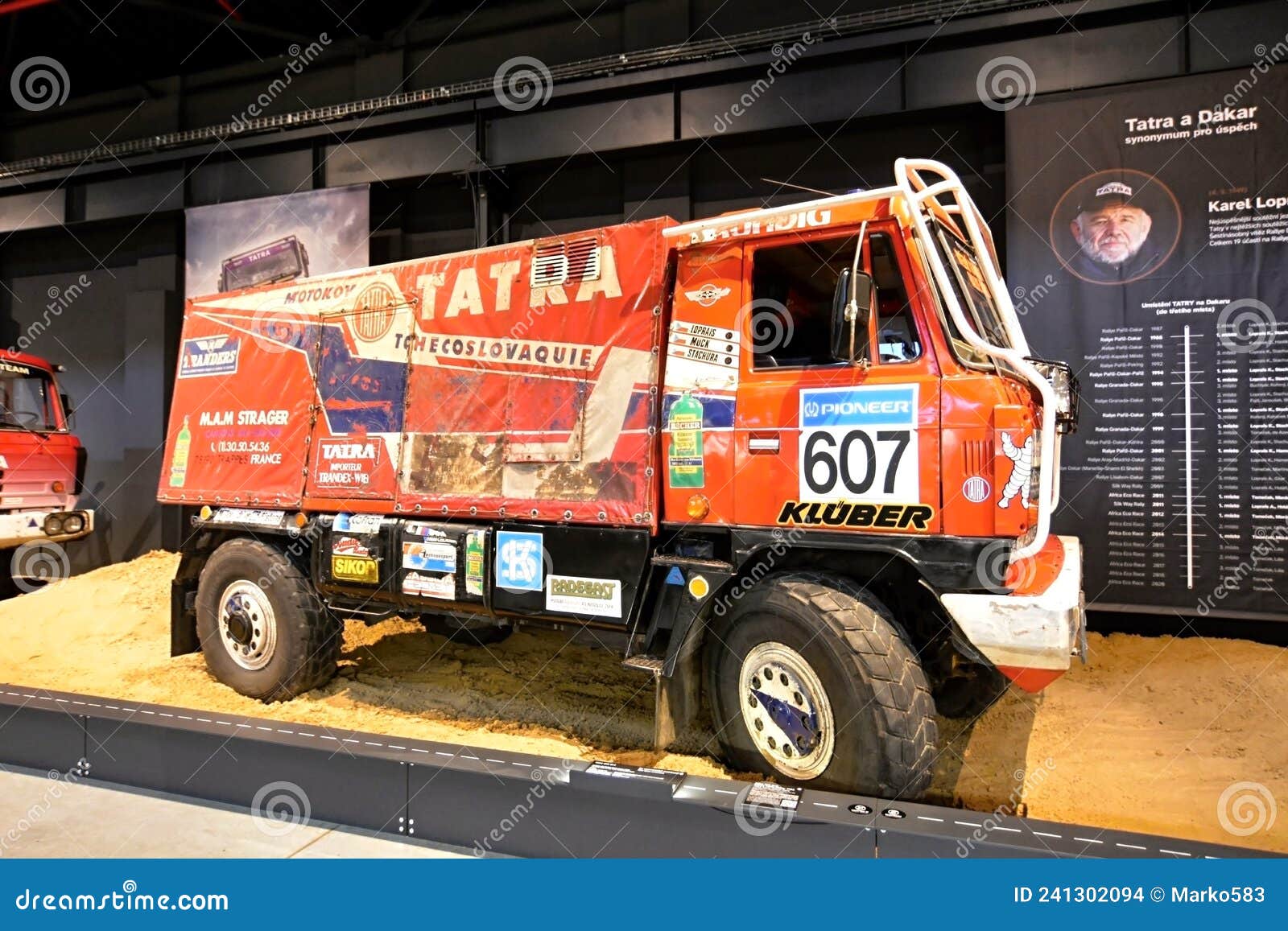 Tatra 815 4x4, Winning Truck of the 1988 Paris-Dakar Rally Editorial ...