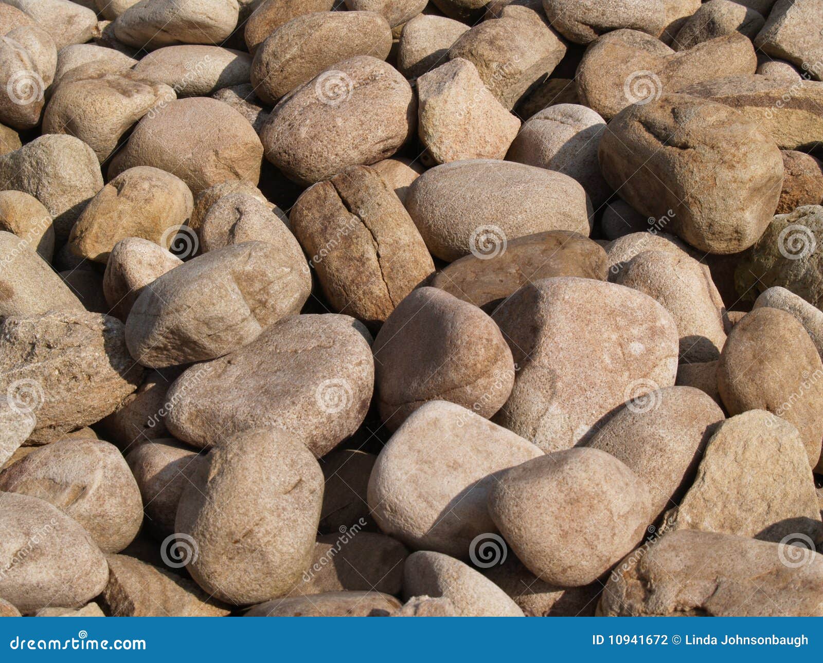 A Groundcover of Large Stones Stock Photo - Image of abstract, brown ...