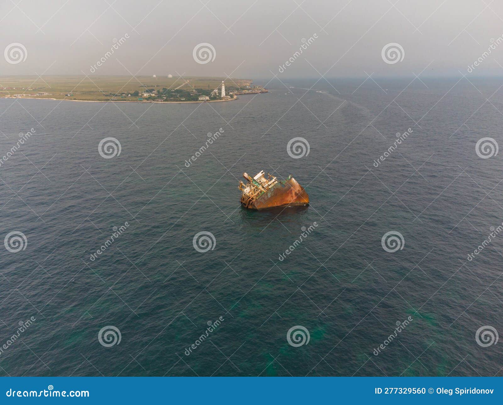 Grounded Transport Ship, Rusty Skeleton of Ship Stock Photo - Image of ...