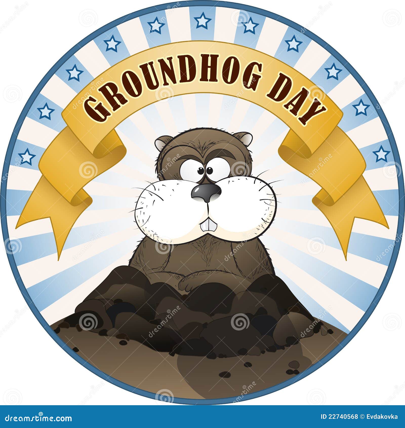 Free animated clip art groundhog day