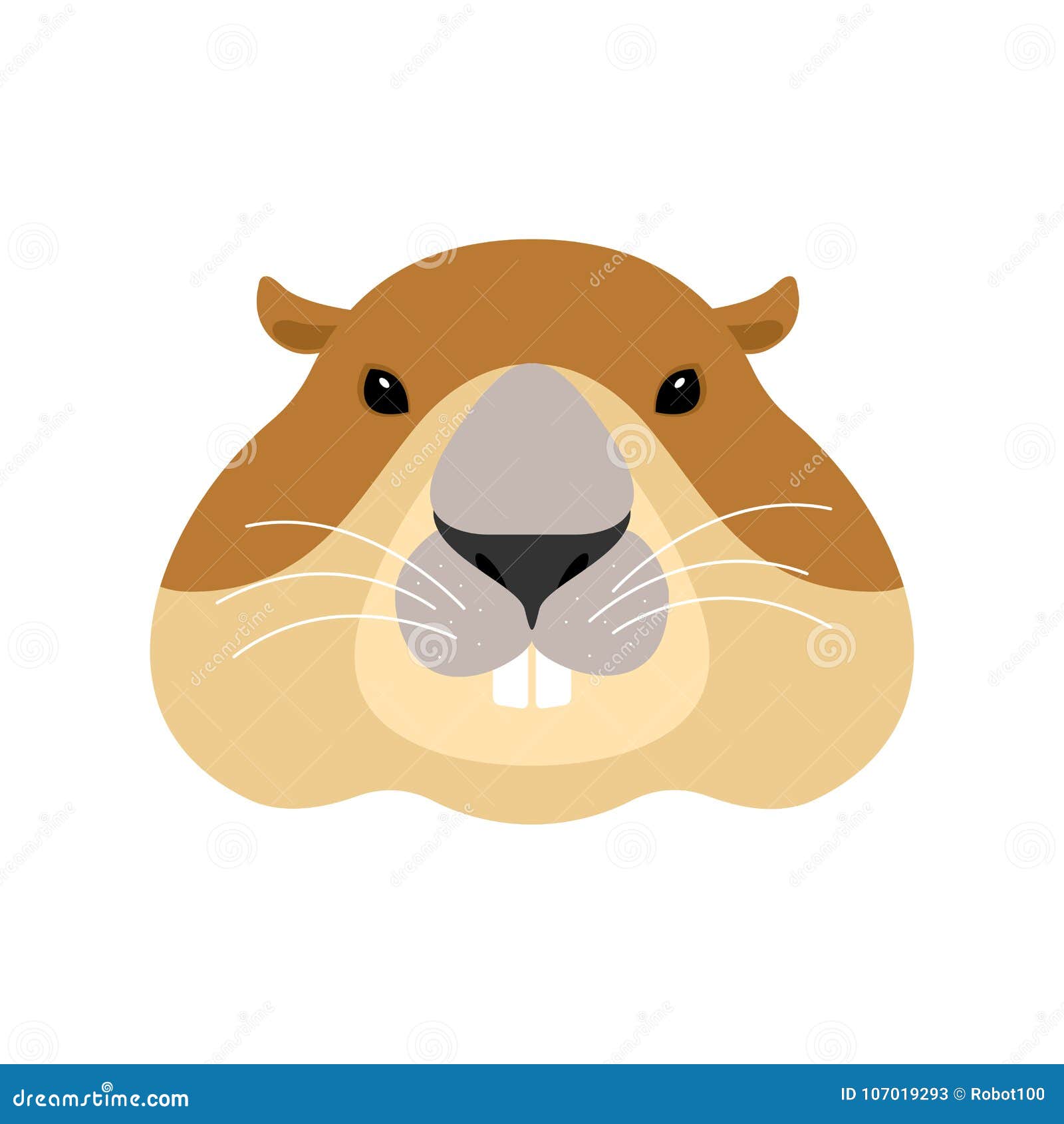 Groundhog Sad. Woodchuck Sorrowful Emotions. Marmot Dull. Ground ...