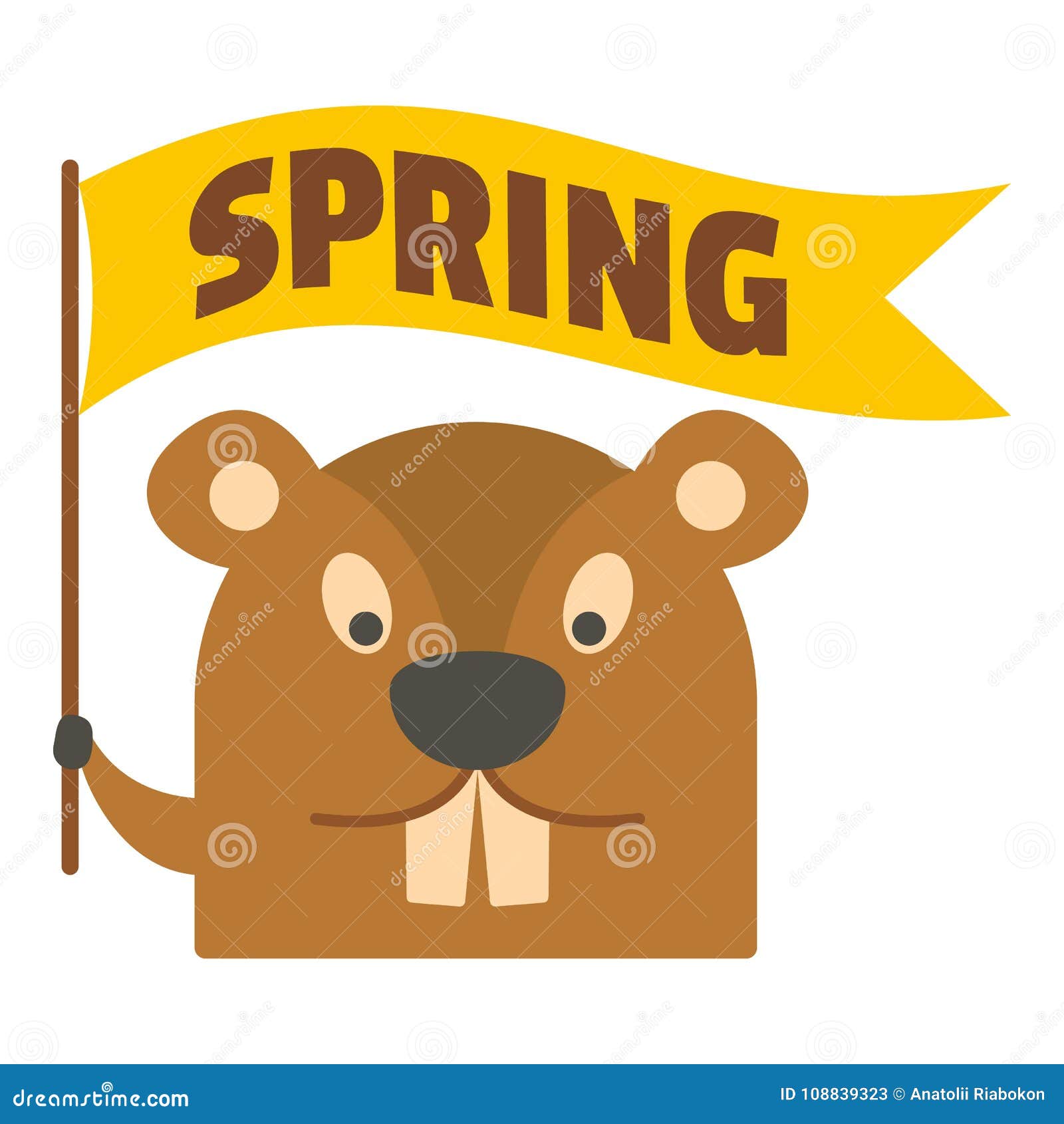Groundhog Icon. Trendy Groundhog Logo Concept On White Background From ...