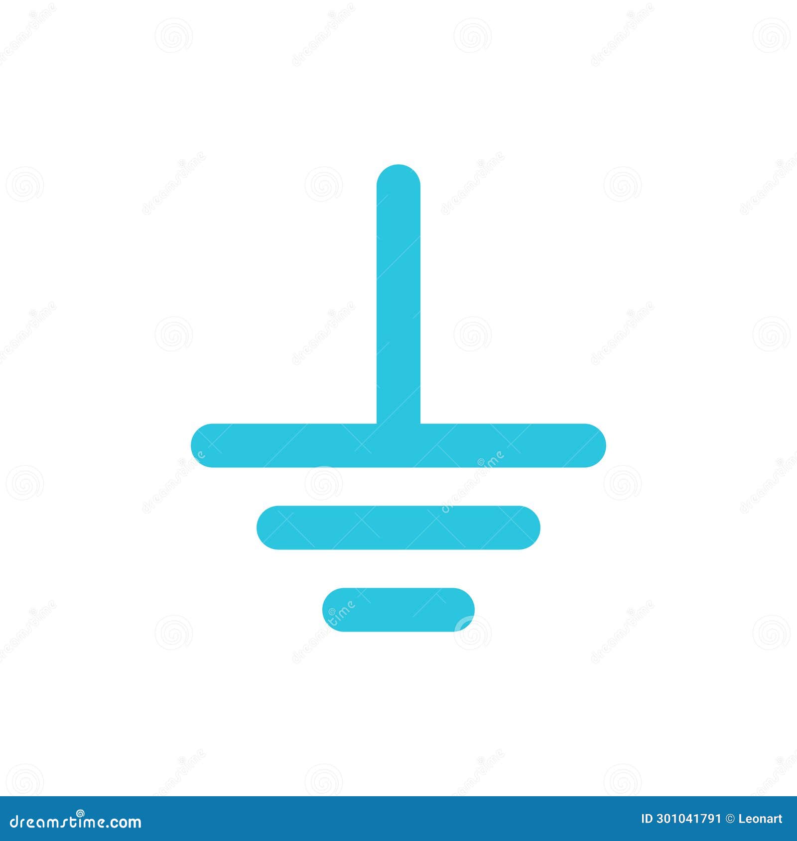 Grounding, Earthing Electric Symbol Stock Vector - Illustration of ...