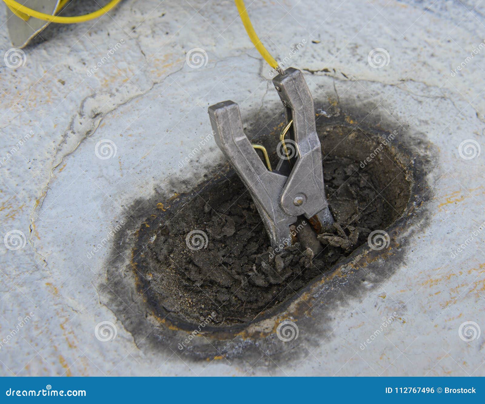 Grounding System or Earthing System Stock Photo - Image of building ...
