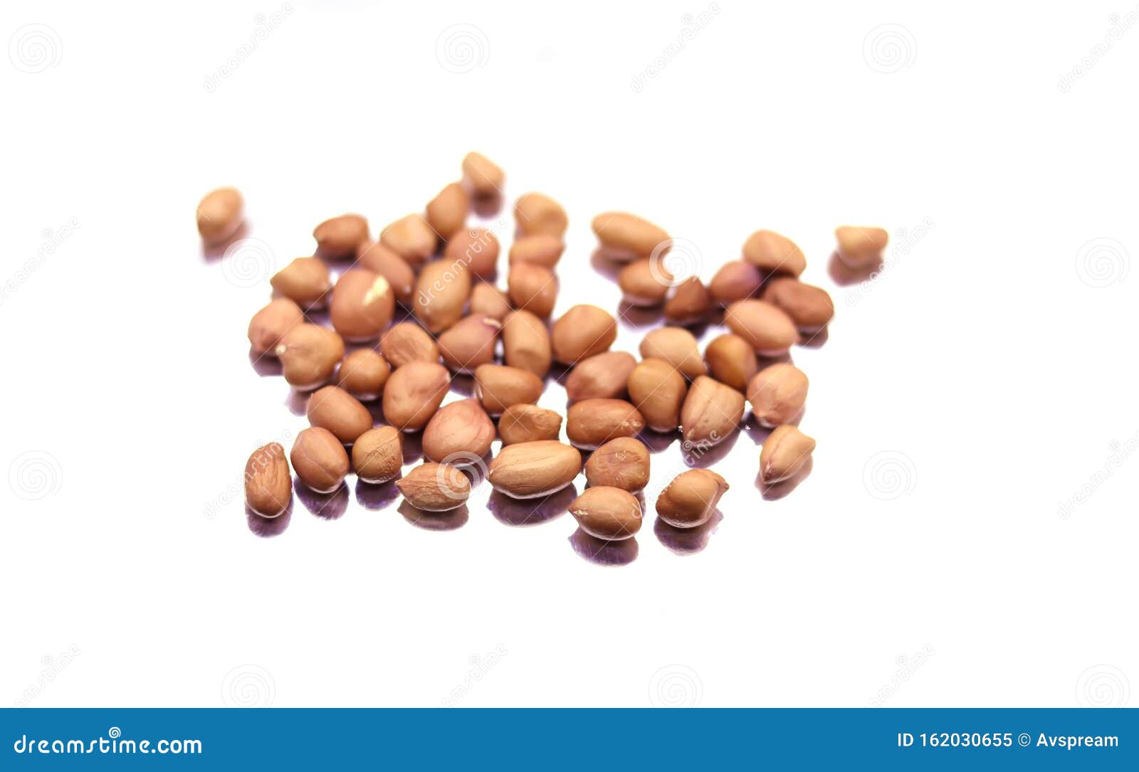 Groundnut Isolated on White Background Stock Image - Image of ...