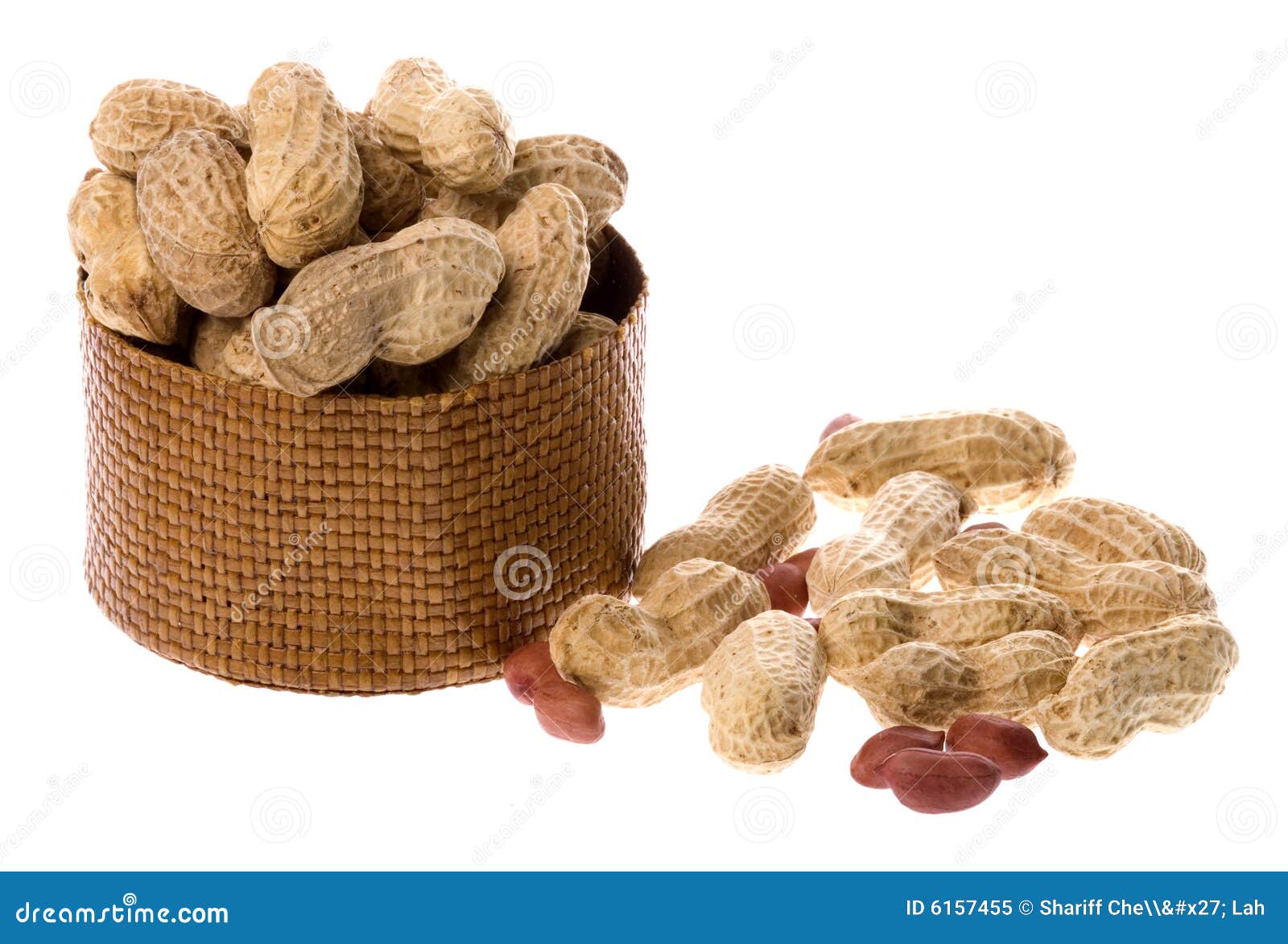 Groundnuts Isolated stock image. Image of macro, detail - 6157455
