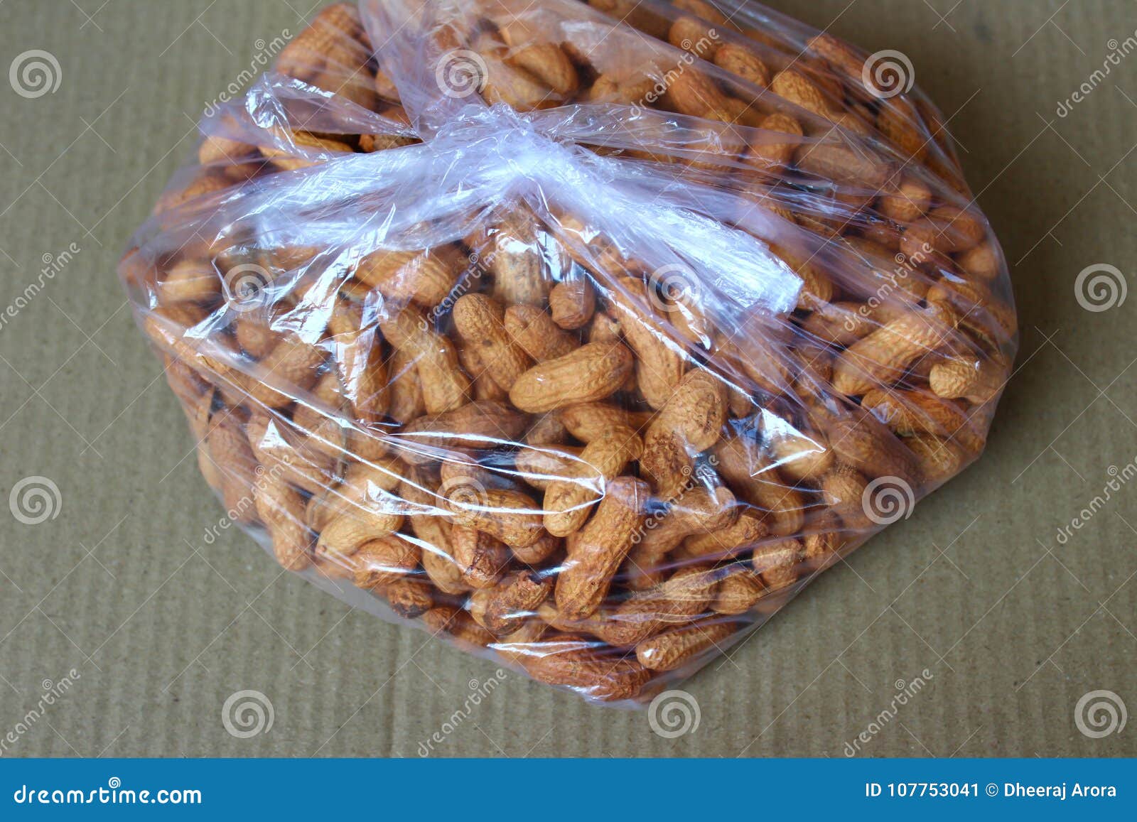 Groundnuts in Polythene Packet Stock Image - Image of food ...