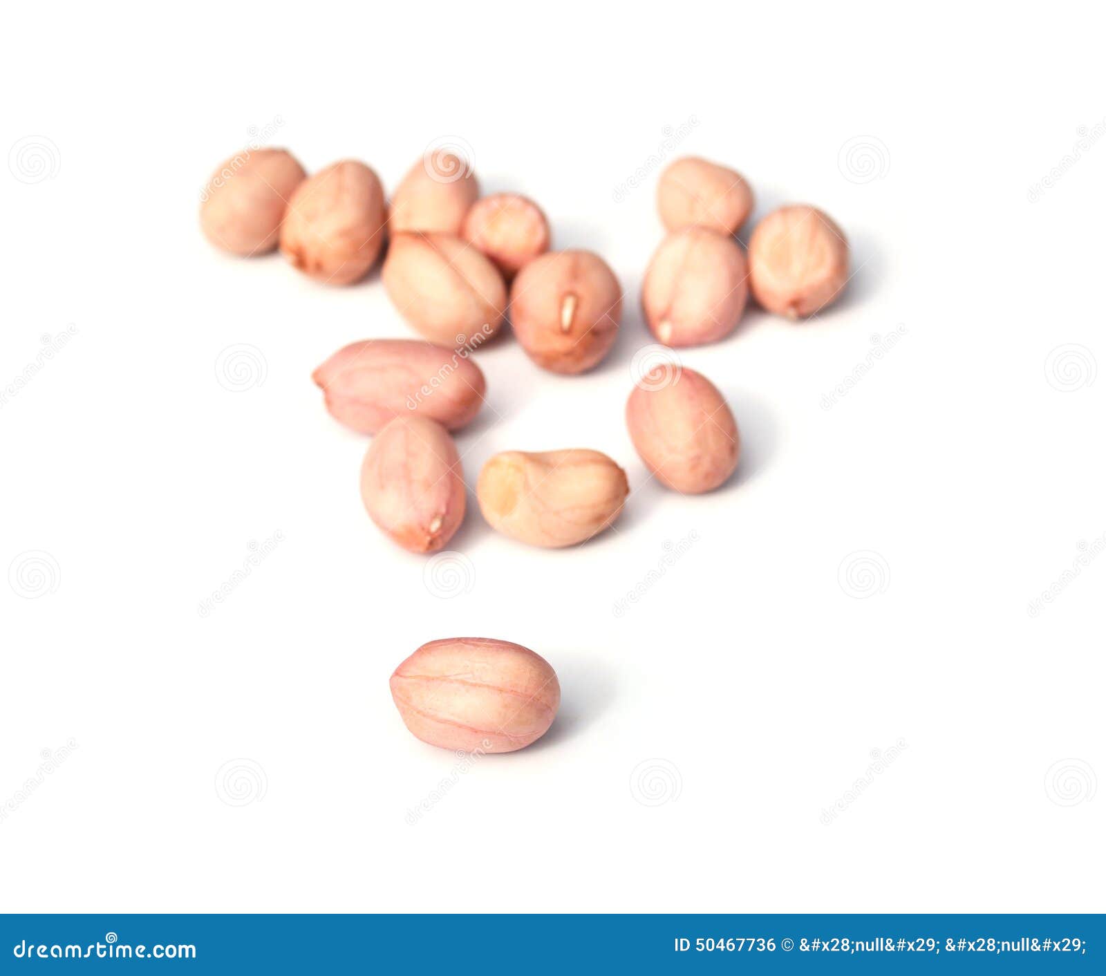 Groundnuts on a White Background Stock Photo - Image of groundnut ...