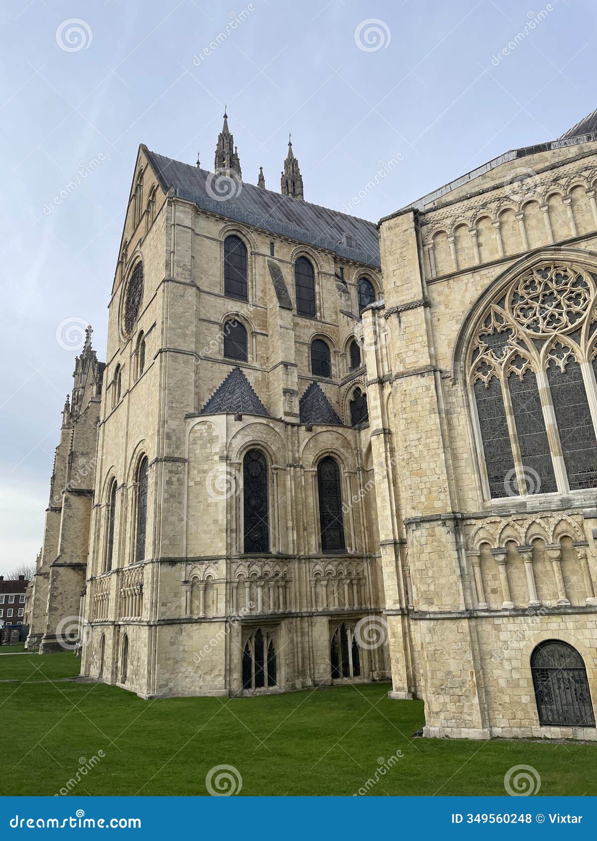 Grounds and Buildings of Canterbury Cathedral X Stock Photo - Image of ...