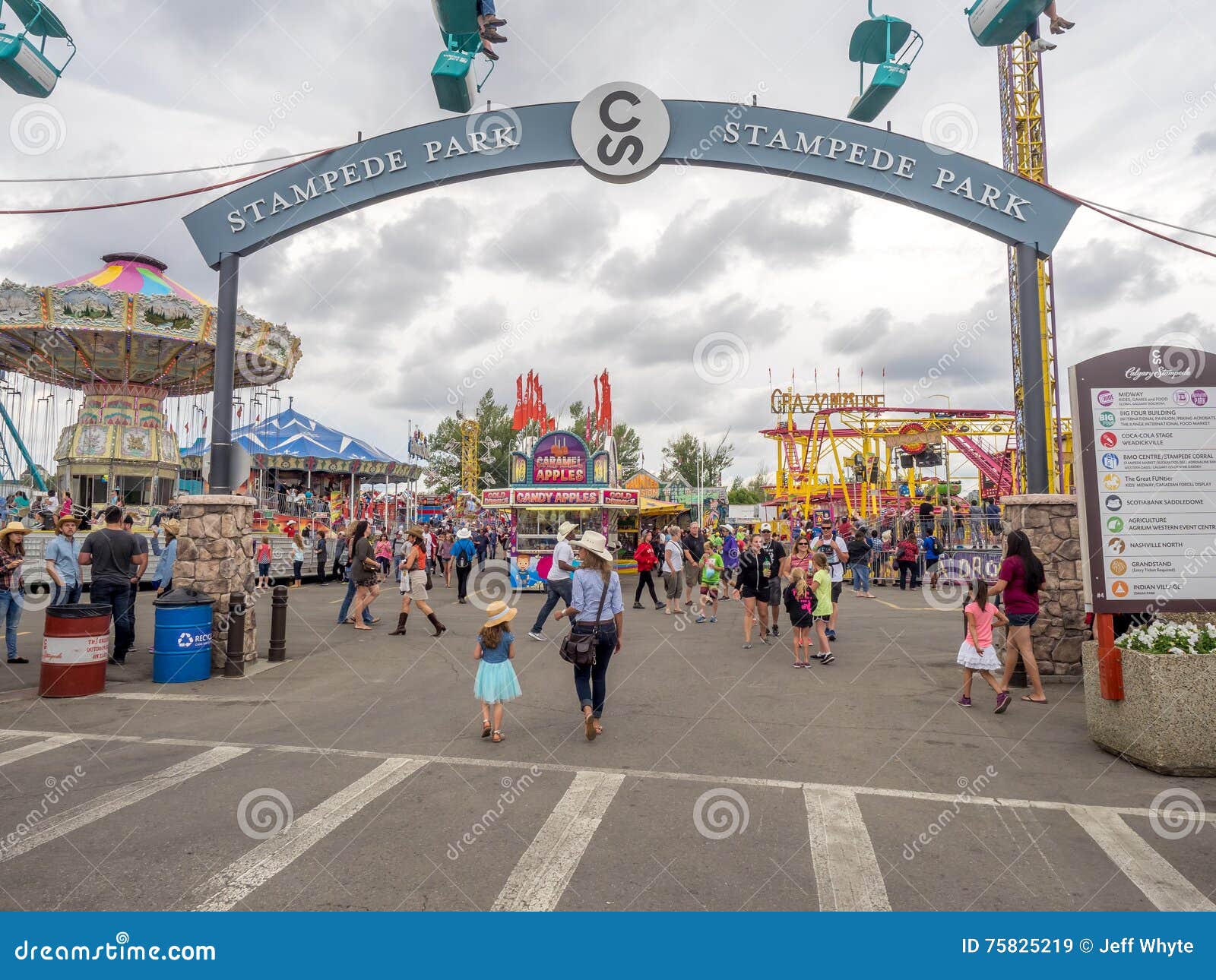 The Grounds at the Calgary Stampede Editorial Stock Image - Image of ...