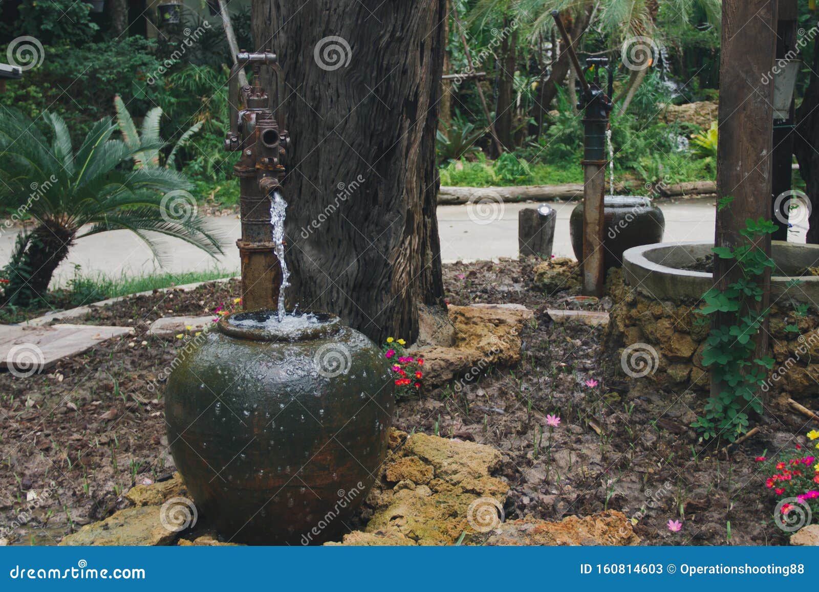 Groundwater Well at the Country House Stock Image - Image of nature ...