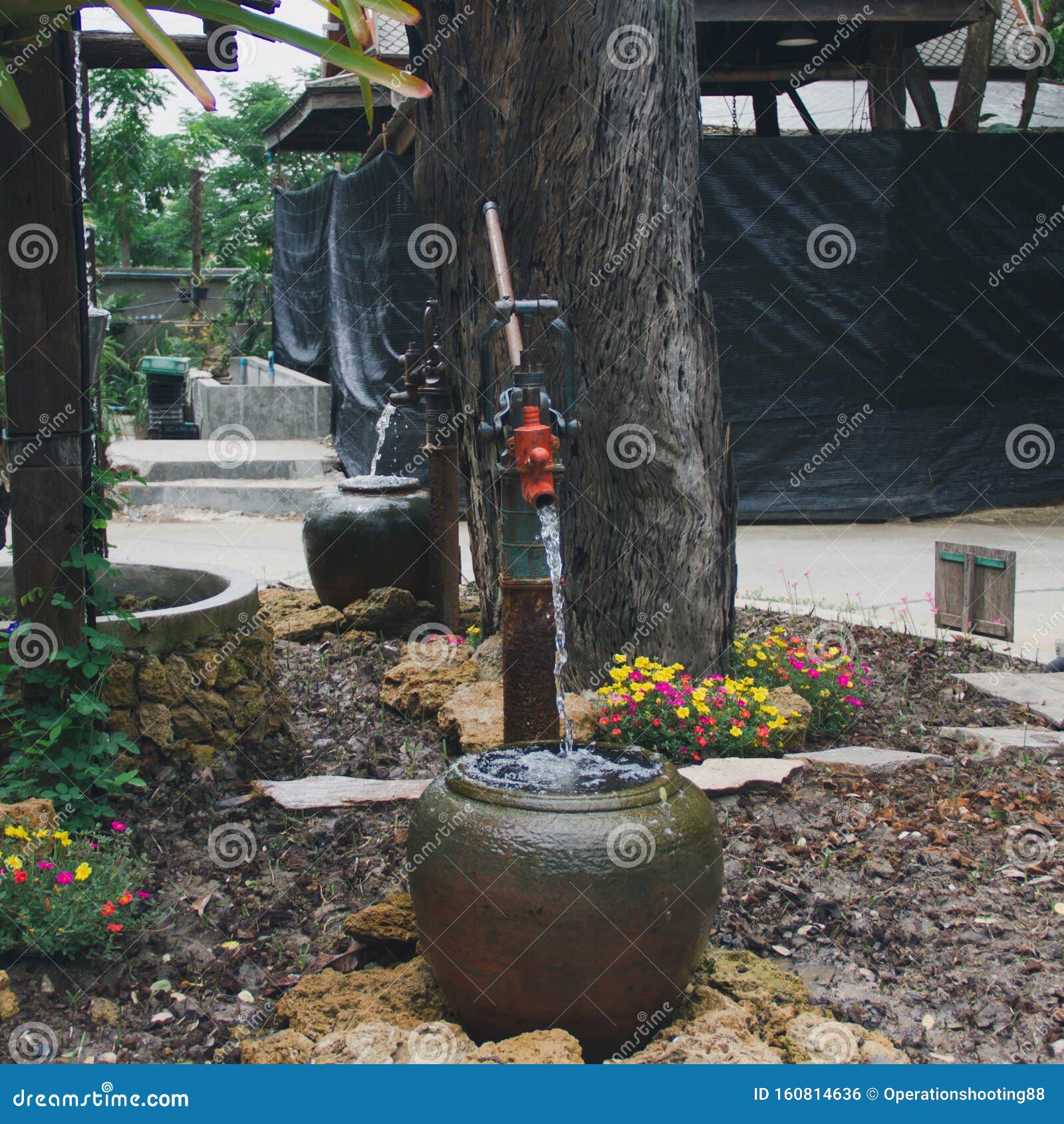 Groundwater Well at the Country House Stock Photo - Image of ...