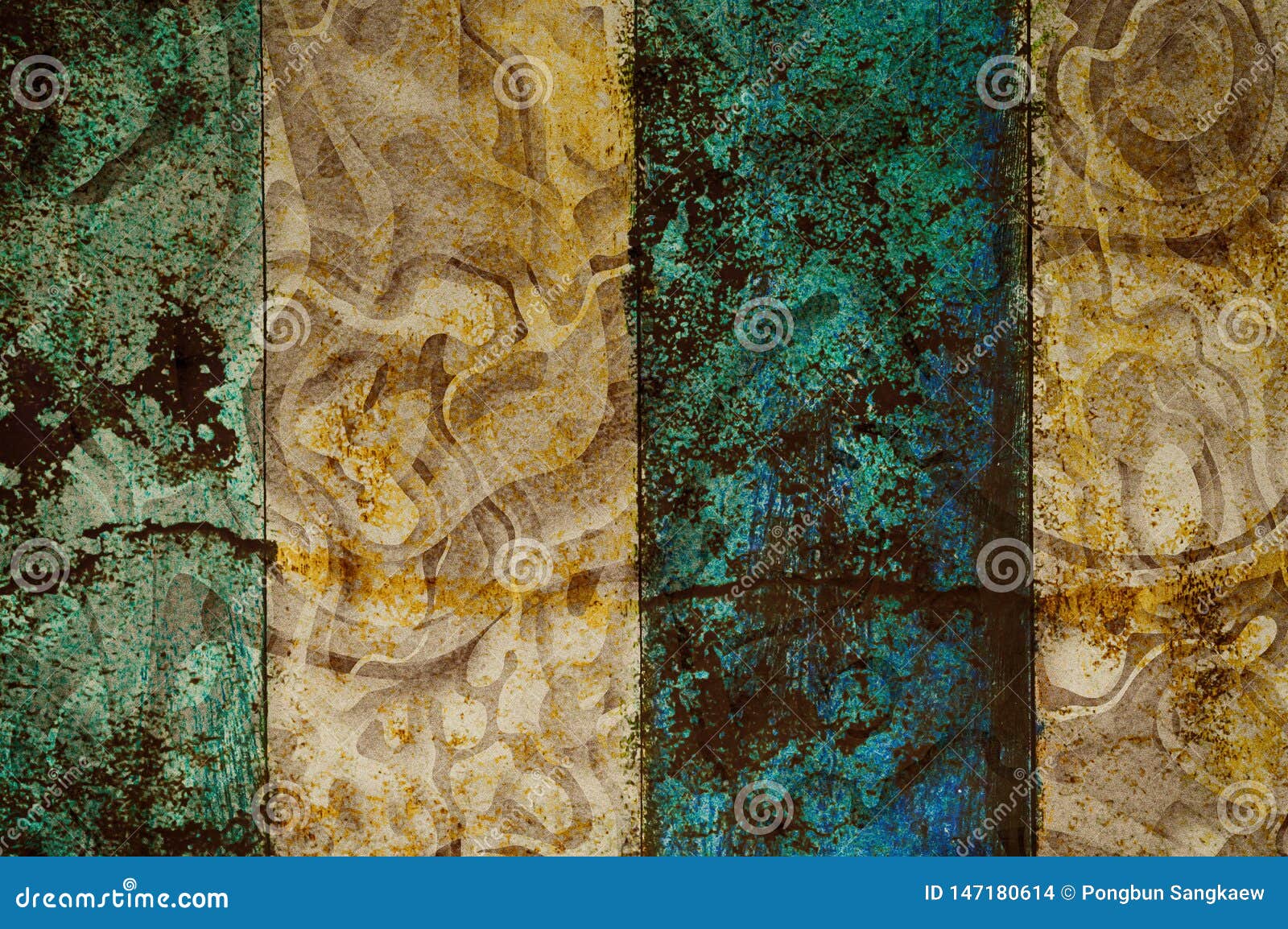 Grounge Brown and Blue Grain Texture Abstract Background Stock Photo ...
