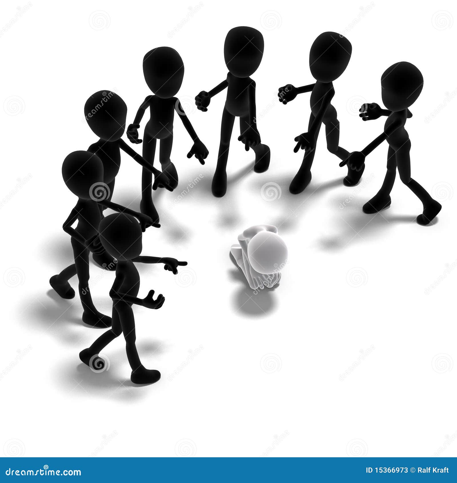 A Group of 3d Male Icon Toon Characters Charging Stock Illustration ...