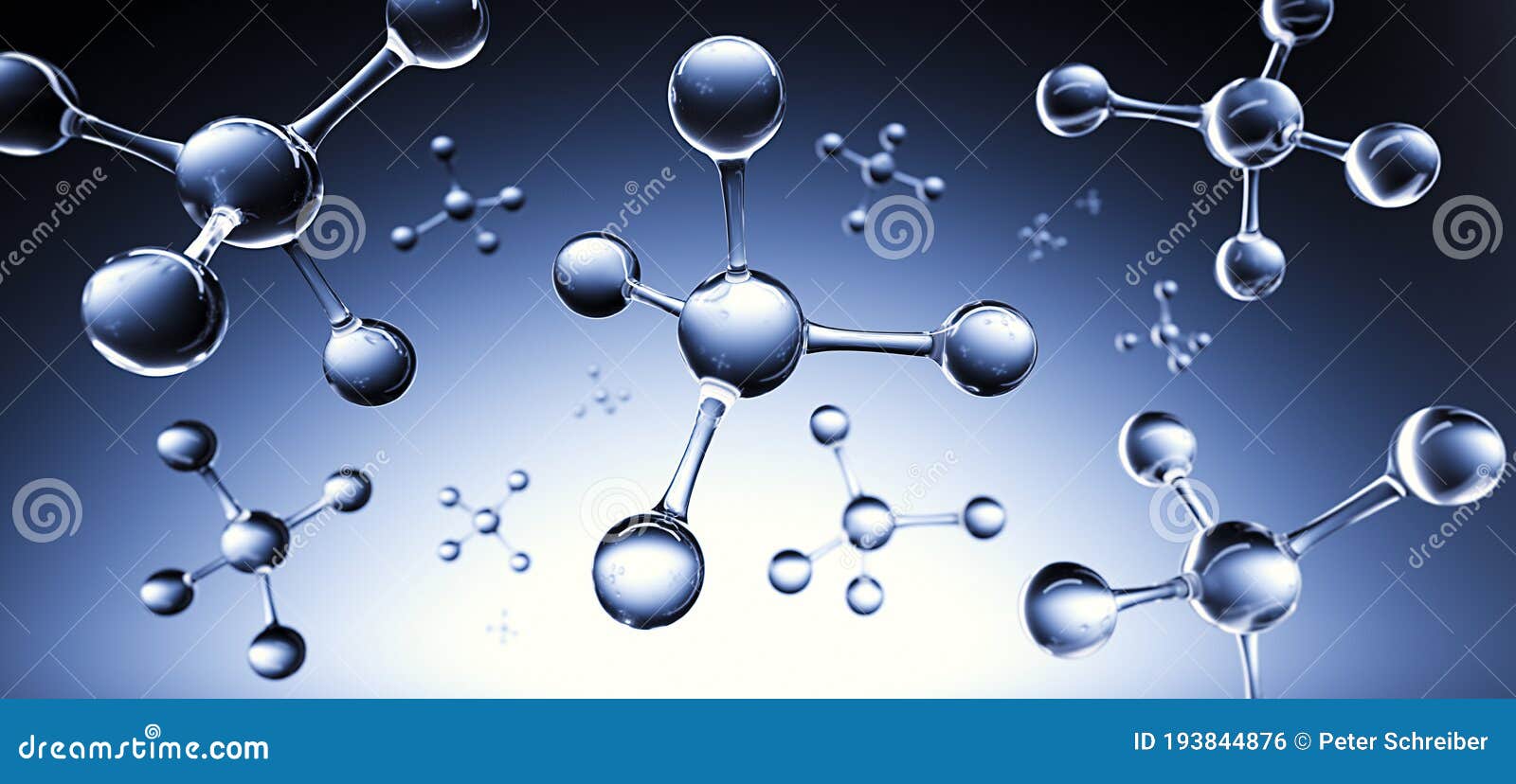 Methane Molecules - 3D Stock Photo | CartoonDealer.com #12136050
