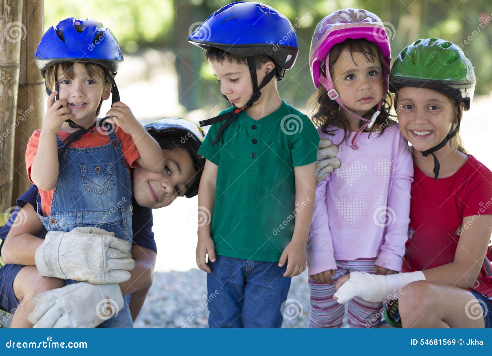 Group of Adventures Children Stock Image - Image of childhood, playing ...